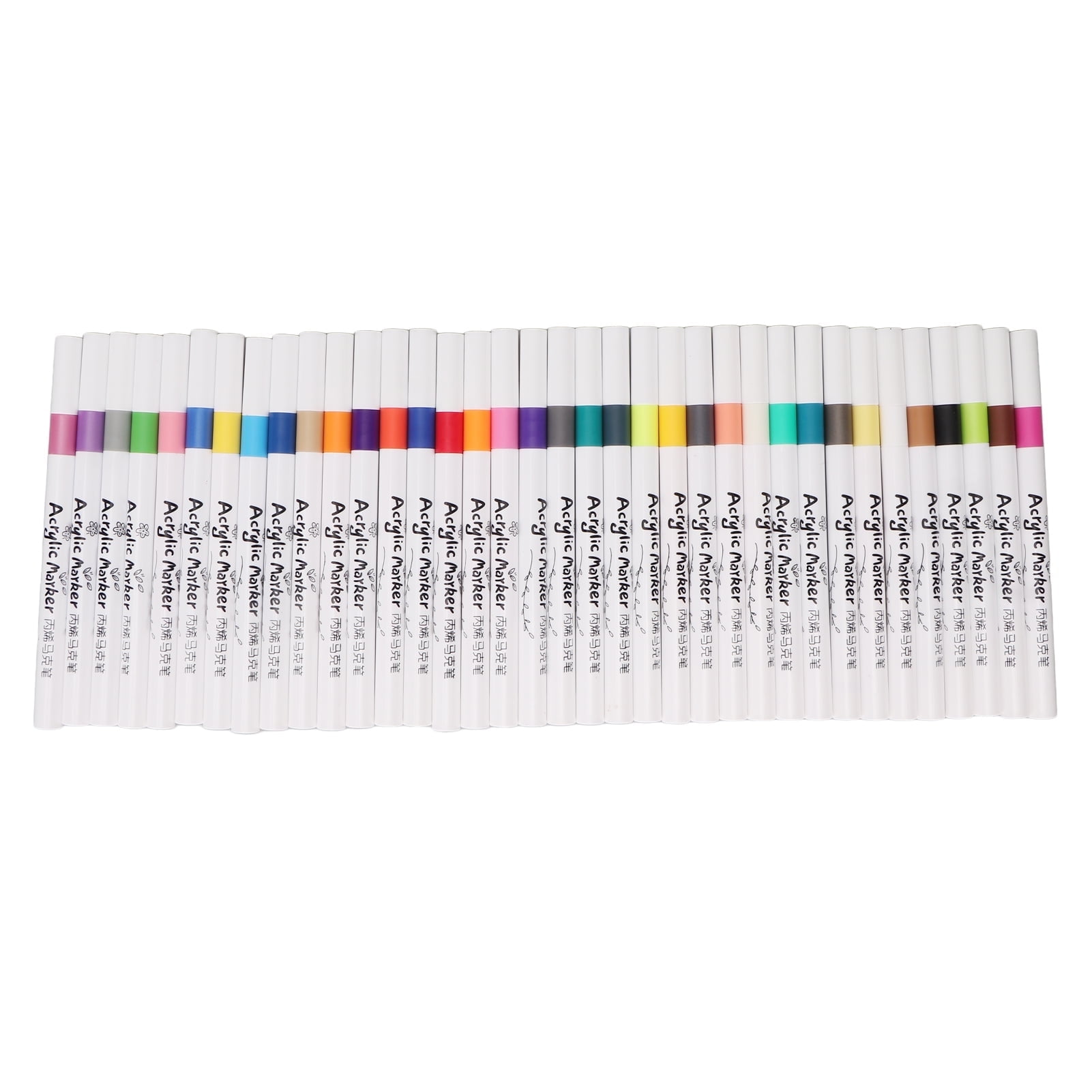 36 Acrylic Paint Markers 36 Colors Multi-Purpose Painting Acrylic Paint ...