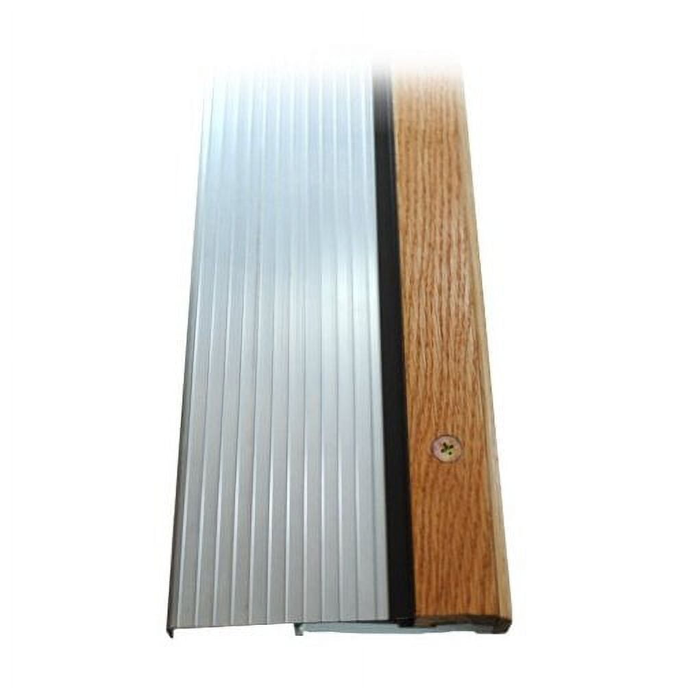 36" Aluminum & Oak Adjustable Door Sill - Walmart.com