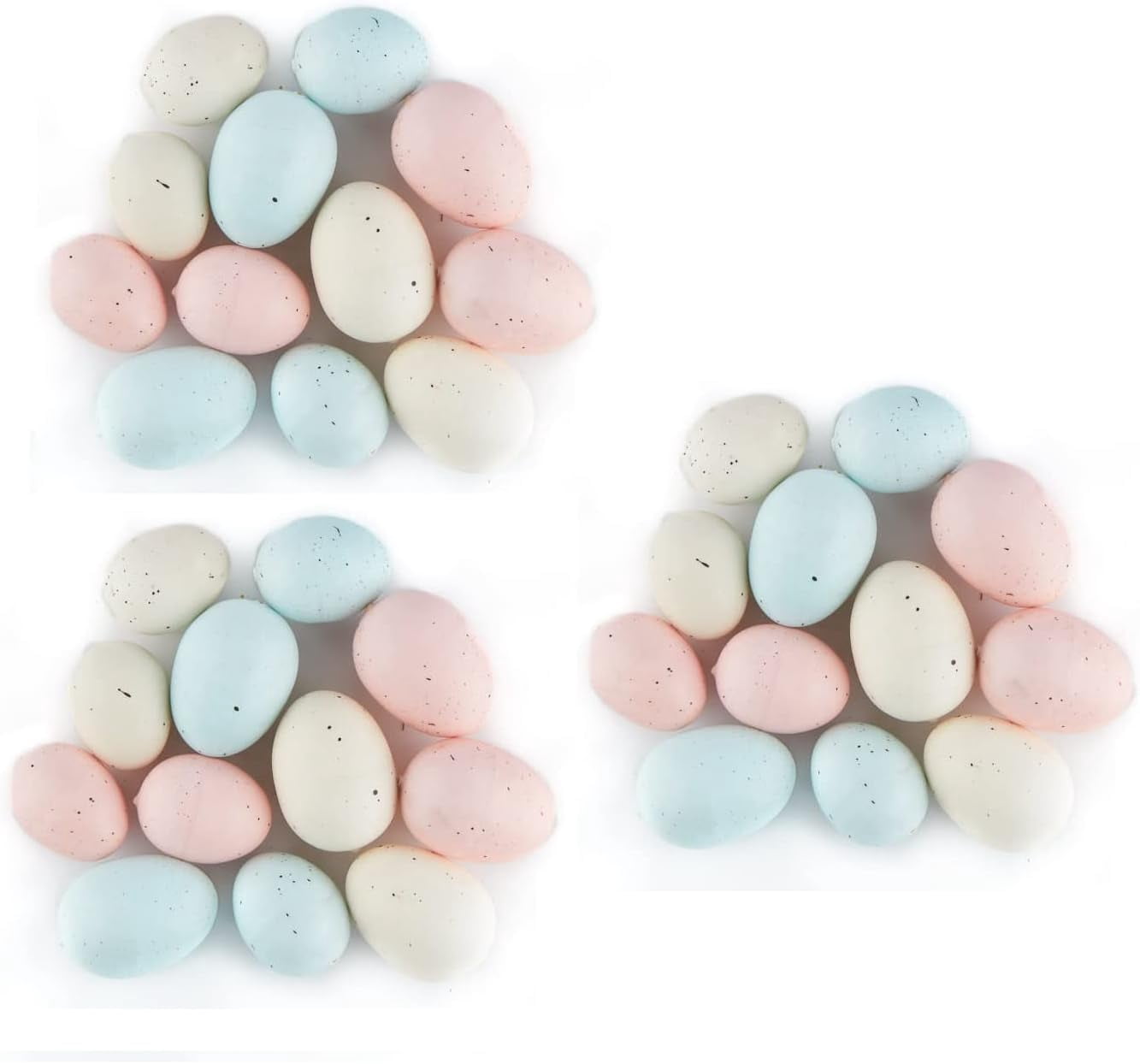 36 Assorted Pastel Easter Egg Display Set: Speckled Eggs - Ideal for ...