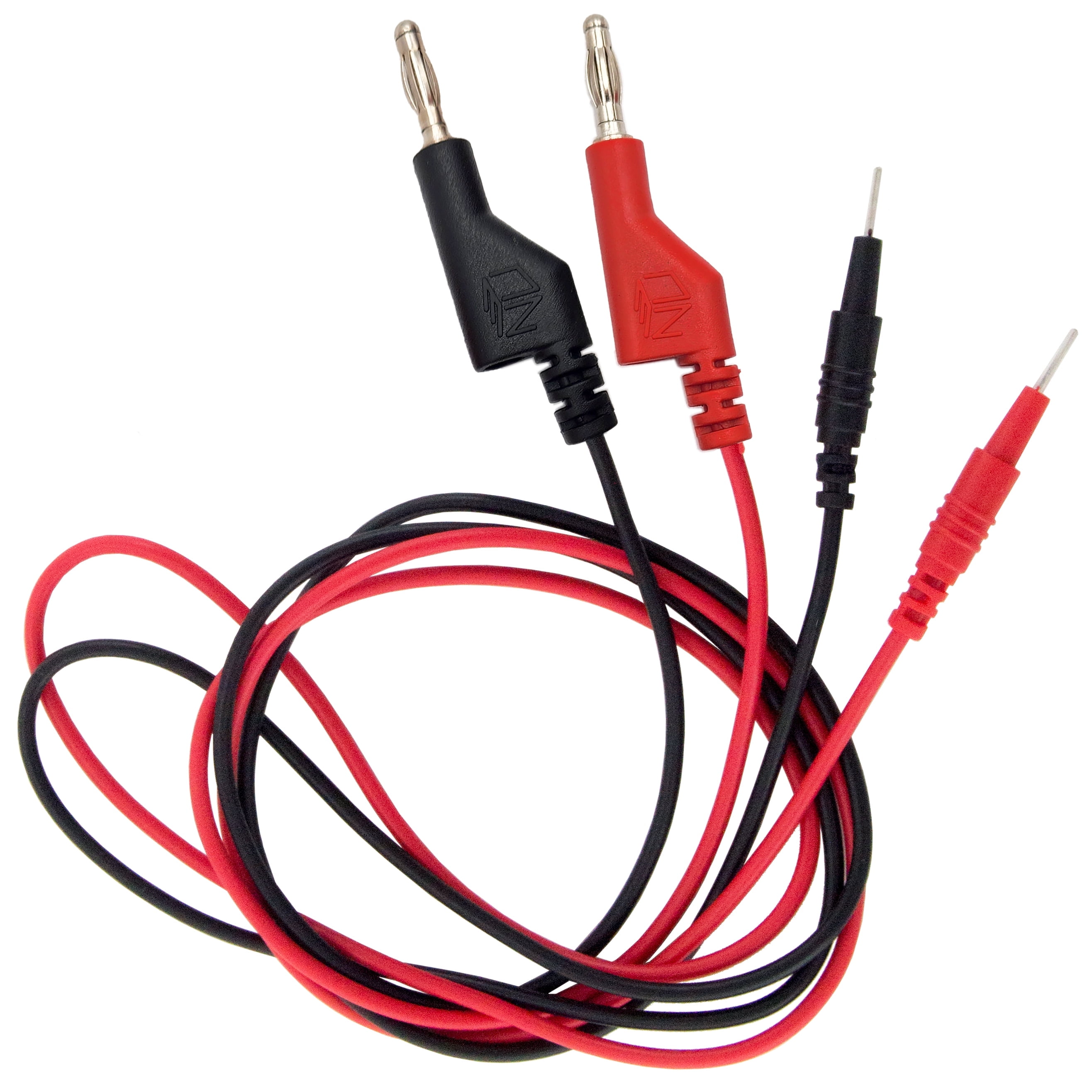 Banana Plug to Breadboard Pin Leads Set - Includes 1 Red and 1 Black ...