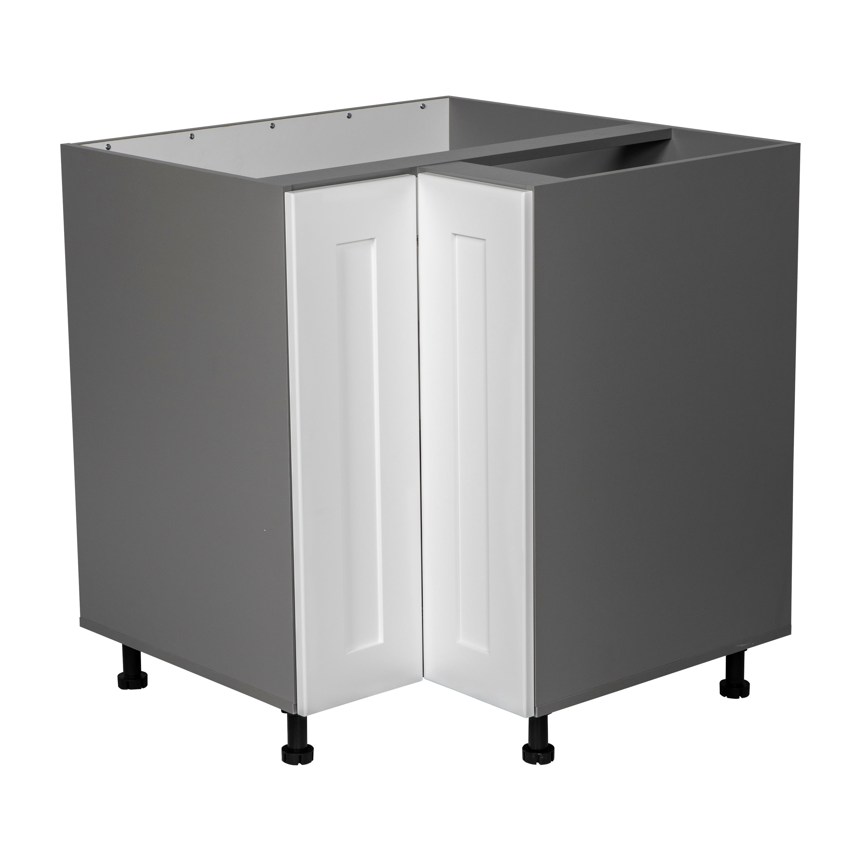 36" Base Easy Reach-Double Door-with Shaker White Matte door - Walmart.com