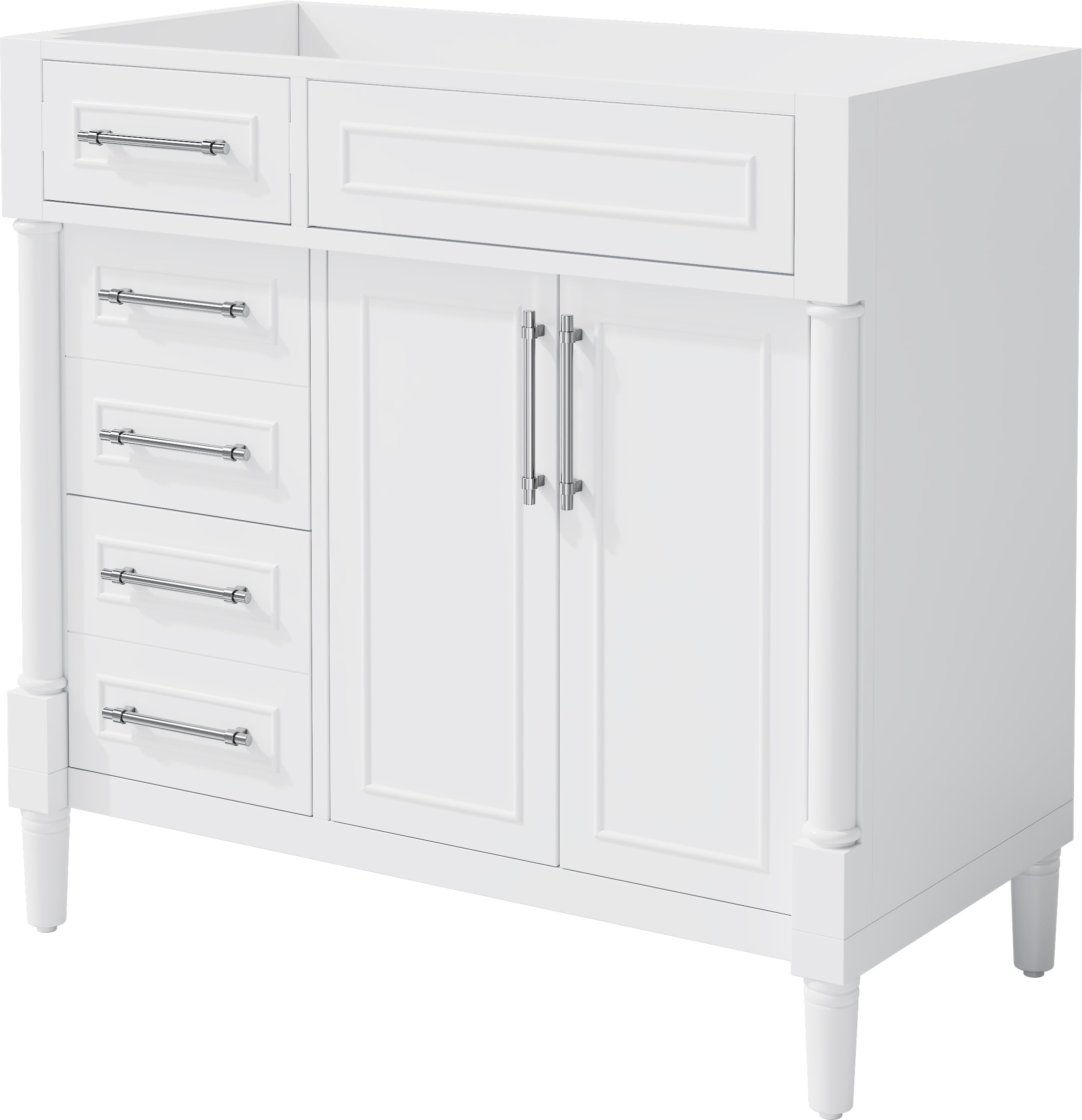 36'' Bathroom Vanity without Sink, Freestanding Bathroom Storage ...