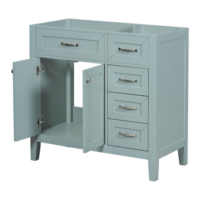 36" Bathroom Vanity without Sink, Undermount Bathroom Vanity Cabinet ...
