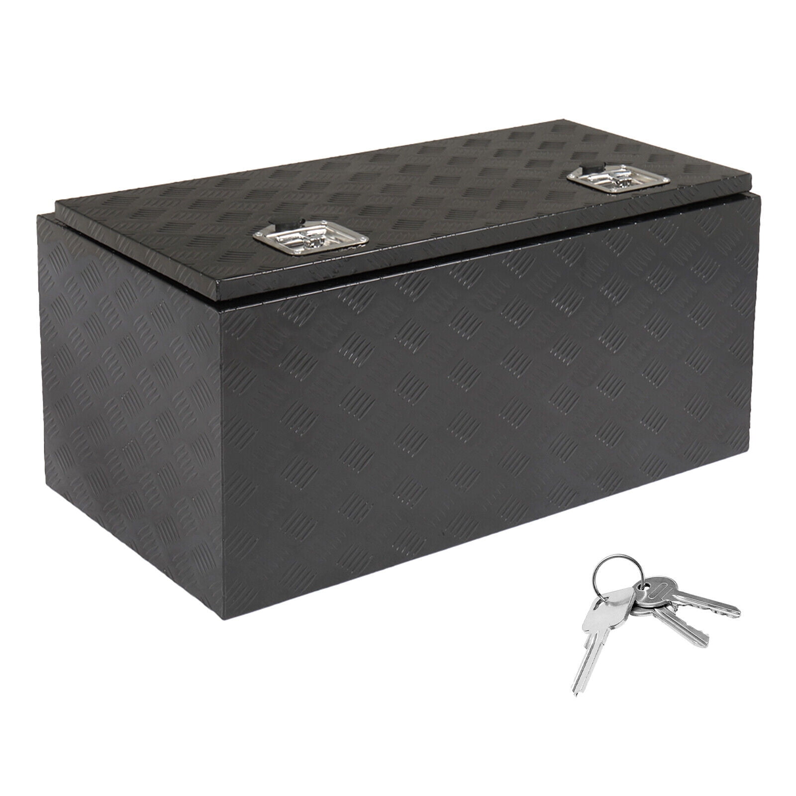 36" Black Aluminum Pickup Truck Trunk Bed Tool Box Trailer Storage ...