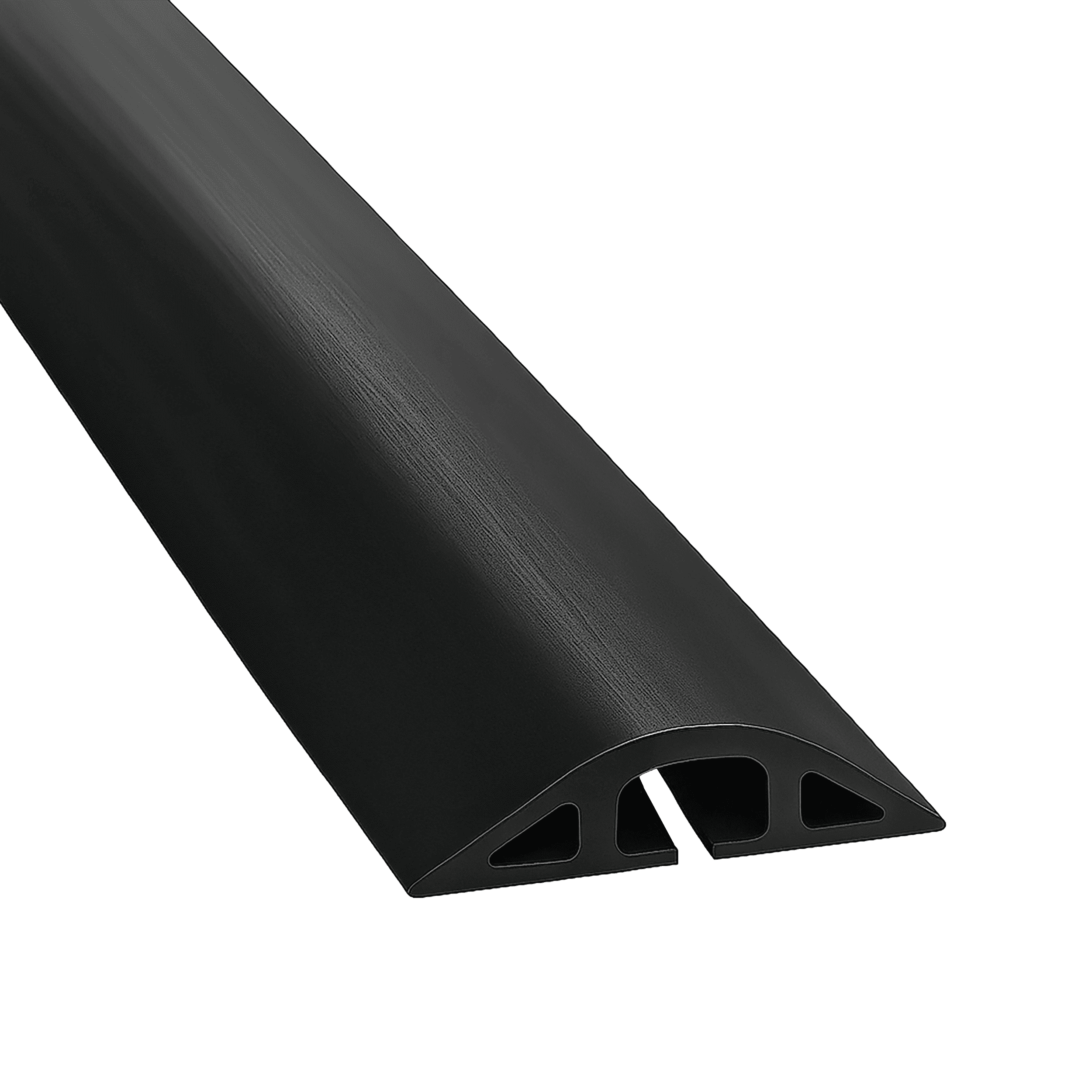 D-2 Standard Profile Rubber Duct 36" Black Floor Cable Cord Cover ...