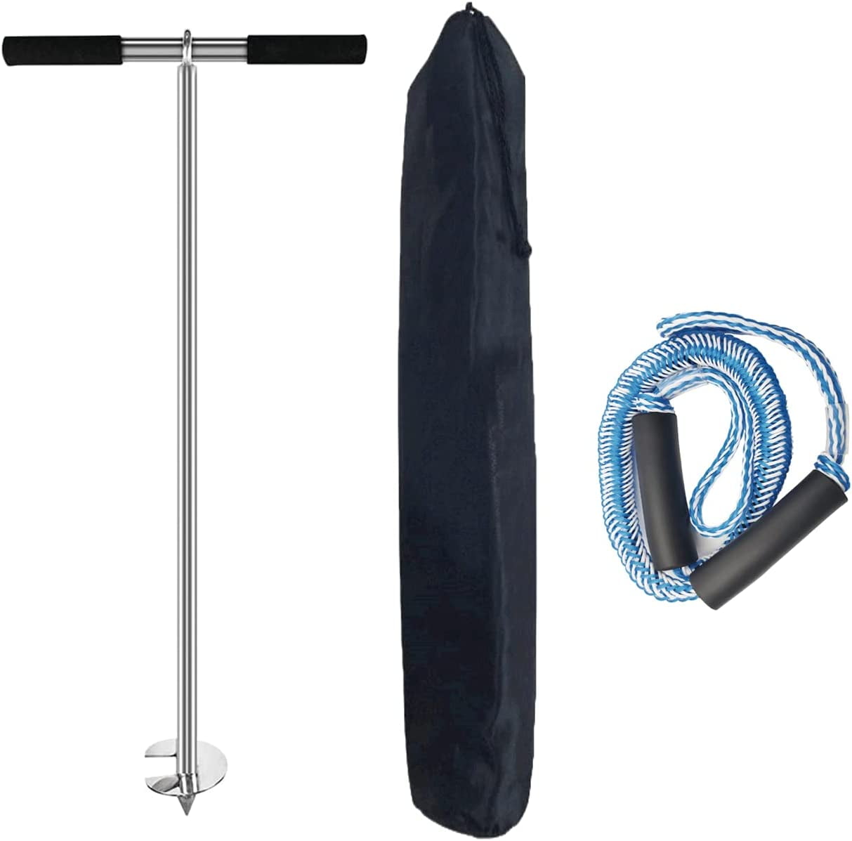 36" Boat Sand Anchor Kit Marine Grade Stainless Steel 316,with Bungee ...