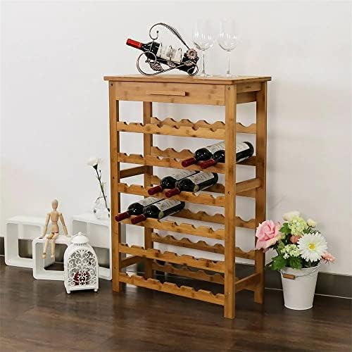 36 Bottle Bamboo Wine , Display Storage Free Standing Wine Display ...