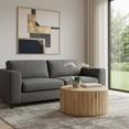 36" Brown Solid Wood Round Drum Coffee Table - Walmart.com