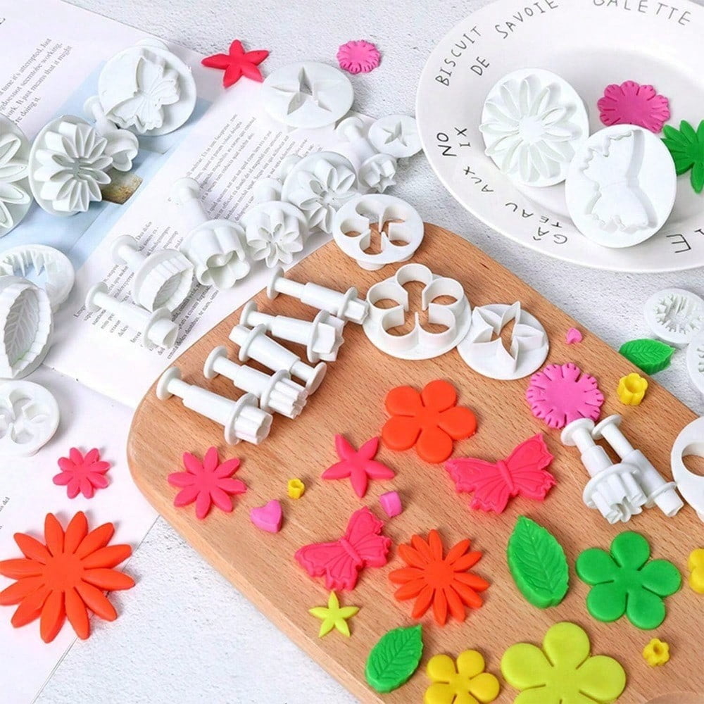 36 Cake Cutting Tools - Sugar Art Making - Cake Decoration Molds ...