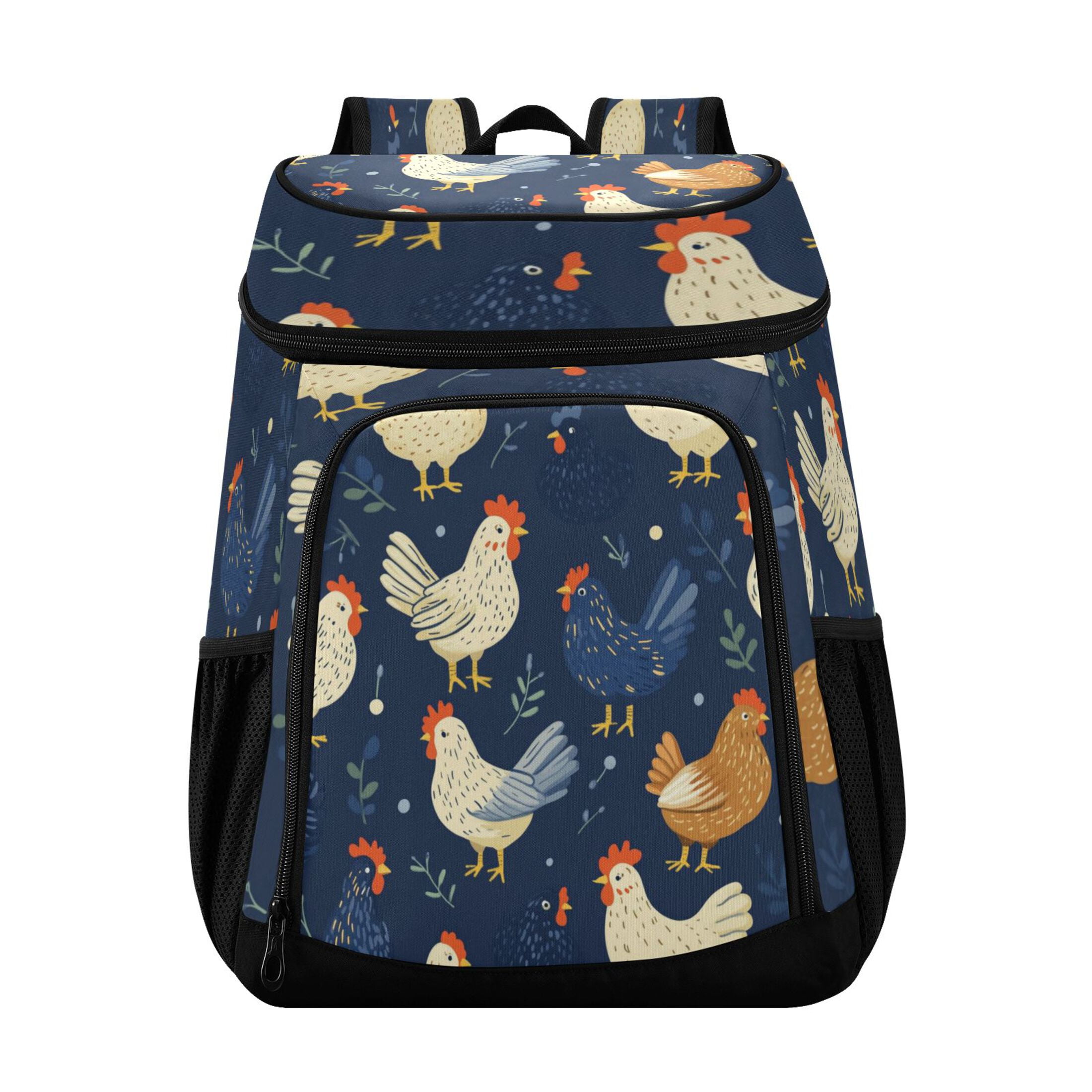 36 Can Capacity Insulated Backpack Cooler Lunch Bag for Picnics ...