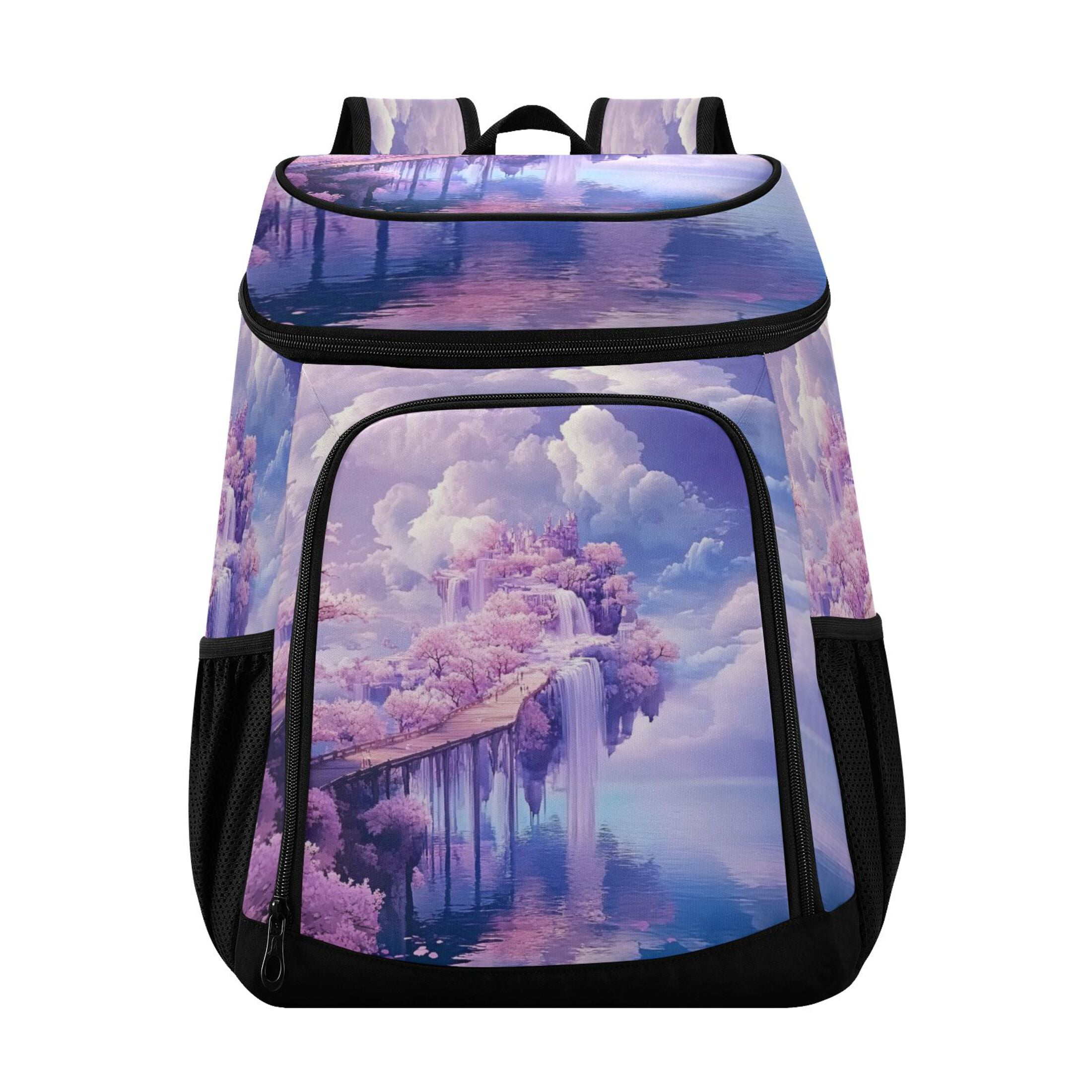 36 Can Capacity Insulated Backpack Cooler Lunch Bag for Picnics ...