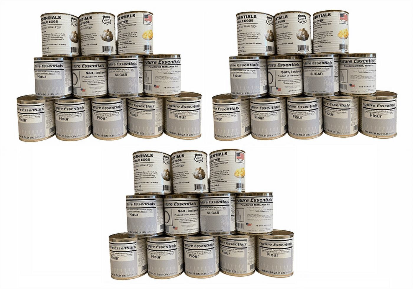 (36 Cans) Future Essentials Freeze Dried Food For Emergency and Long ...