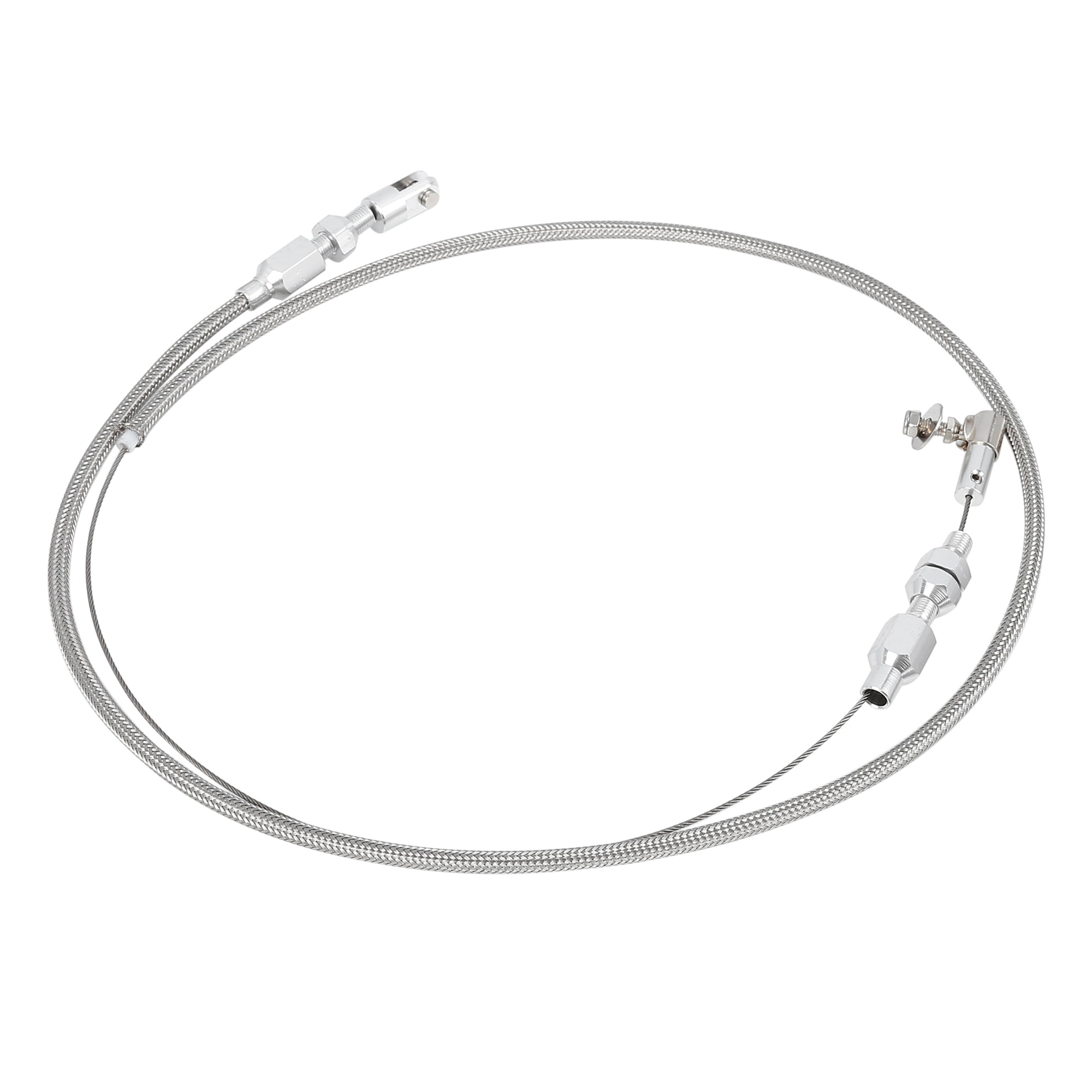 36" Car Vehicle Universal Throttle Cable Braided Stainless Steel ...