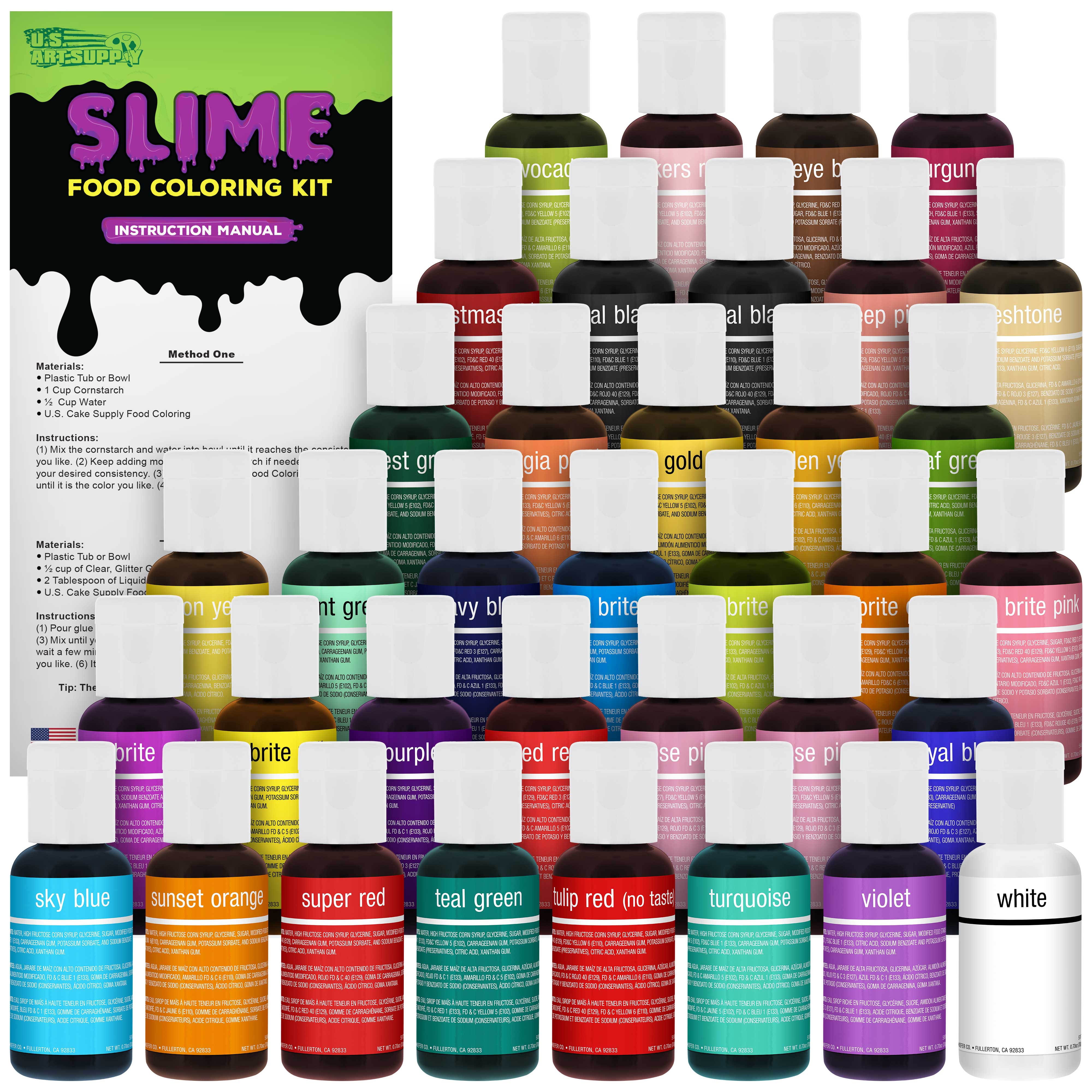 36 Color Food Coloring Liqua-Gel Ultimate Decorating Kit Primary ...