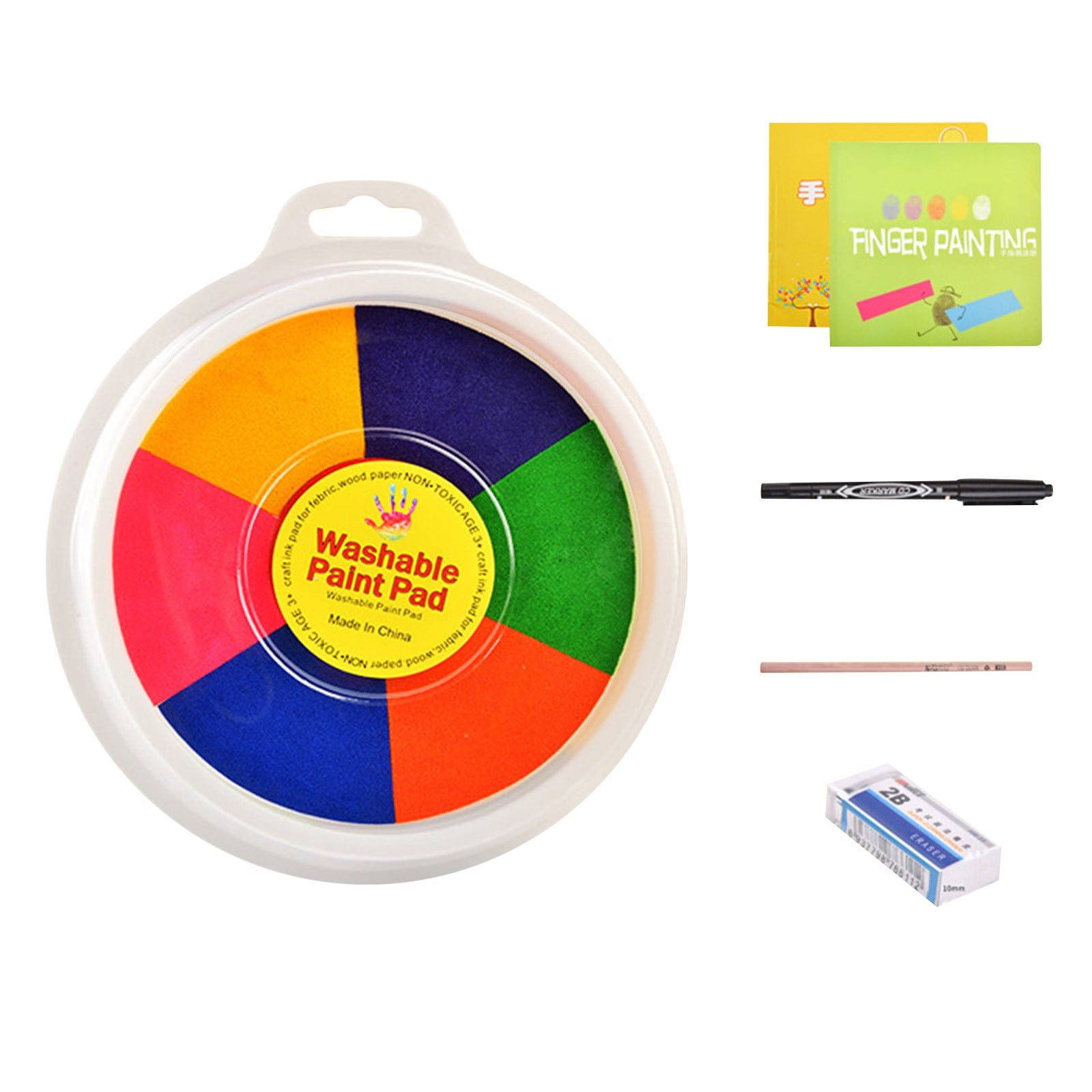 36 Color Funny Finger Painting Kit,Book Finger Drawing Toys,Picture ...