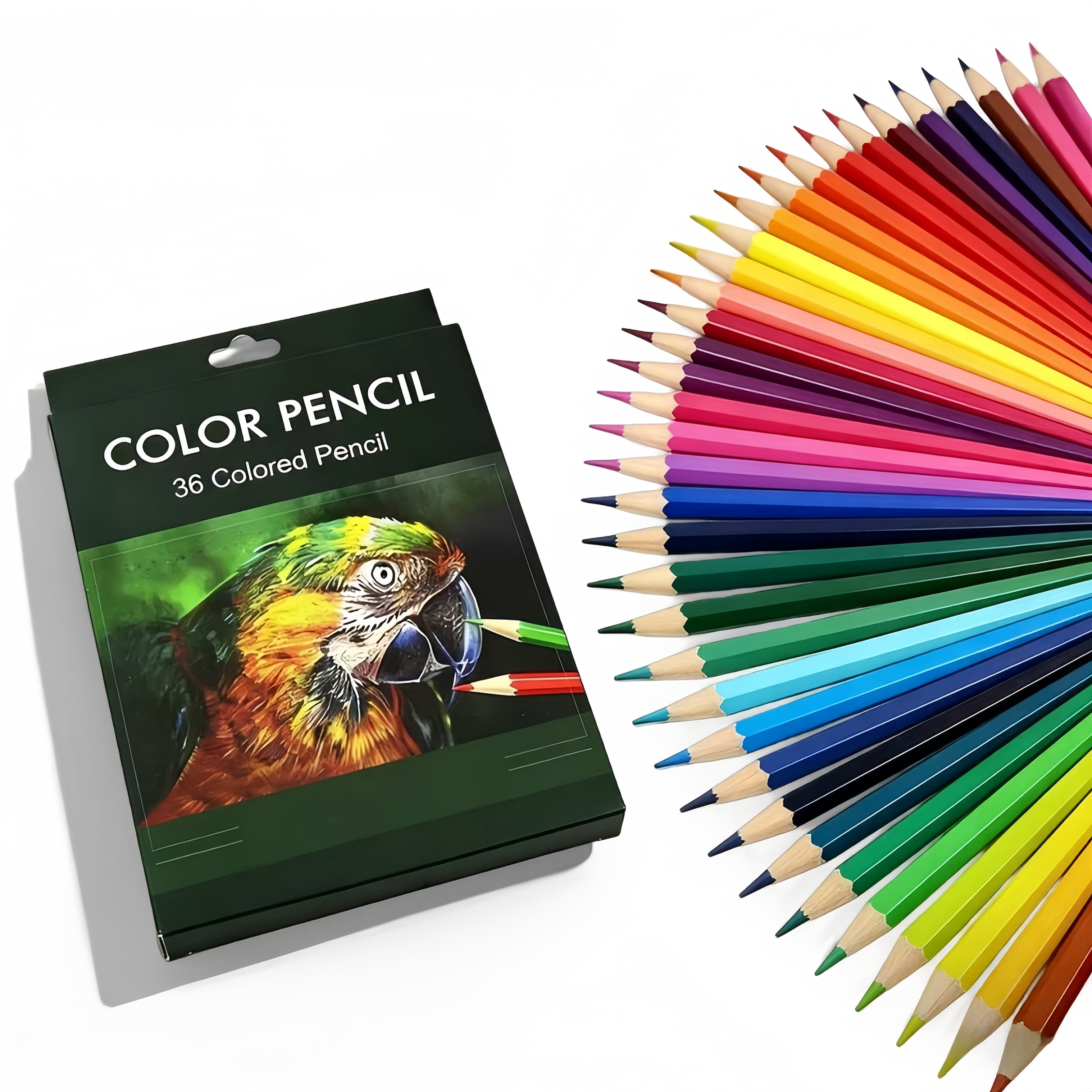 36-Color Oil-Based Colored Pencils, Soft Core for Drawing Sketching ...