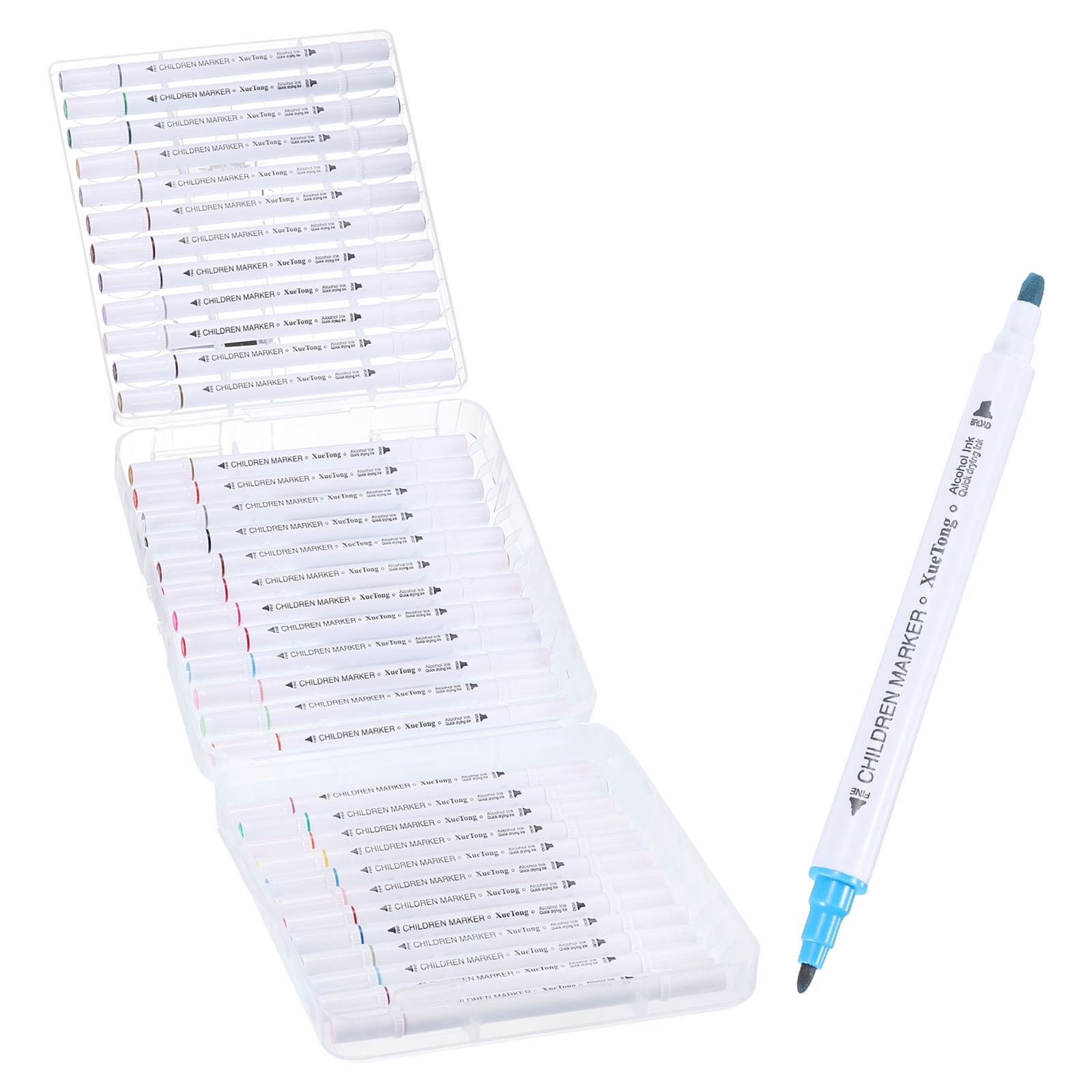 36 Colors Alcohol Marker Pens Alcohol Dual Tip Art Markers Coloring, 1 ...