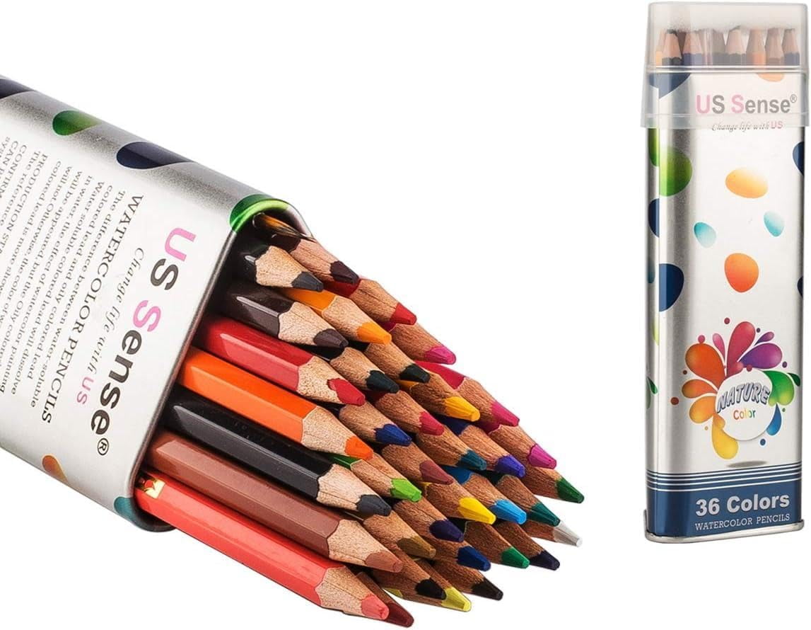 36 Colors Premium Hexagon Pencils Super Soft Hexagonal Vibrant ...