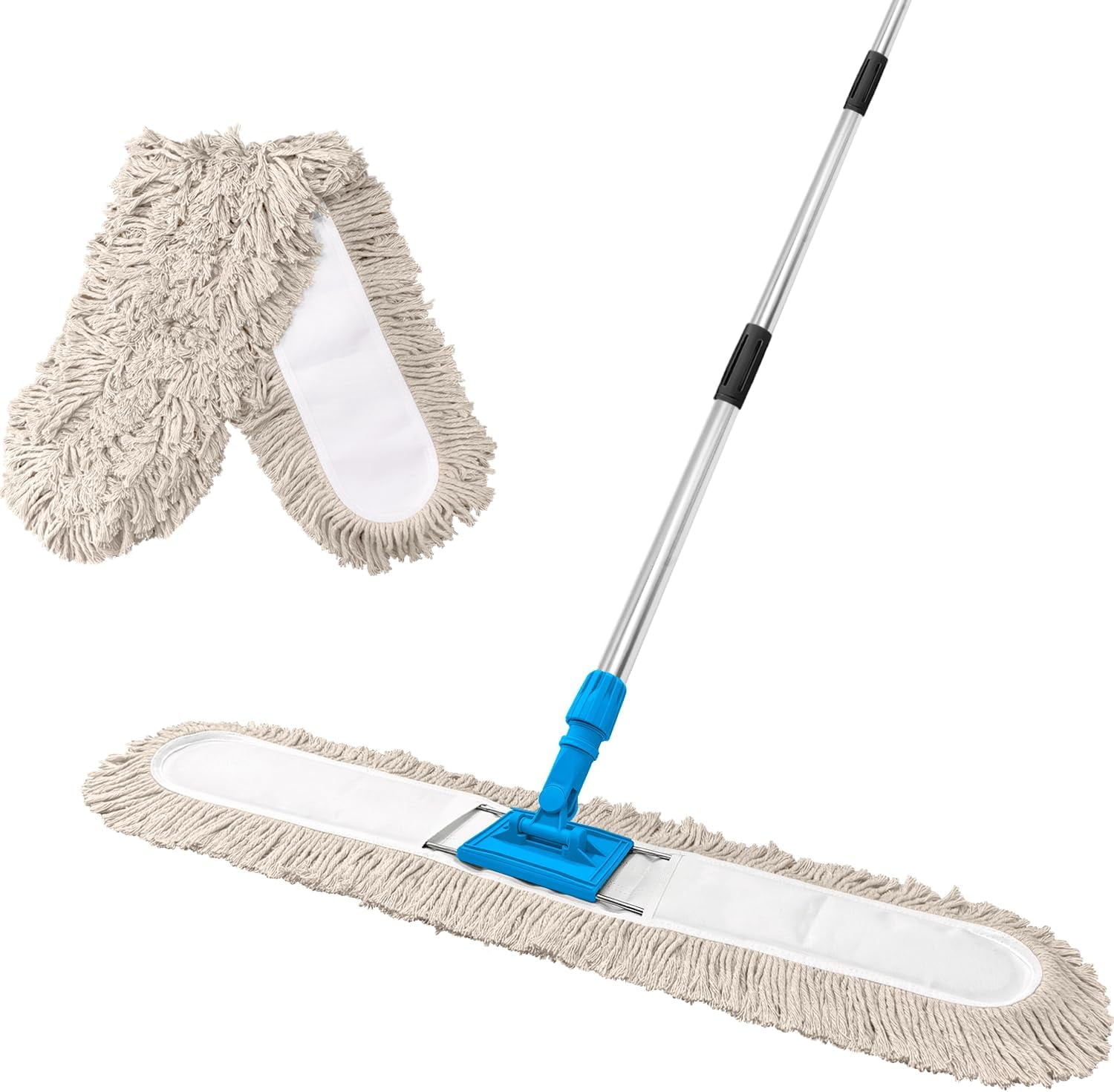 36” Commercial Dust Mop for Floor Cleaning, Industrial Dry Mop with ...