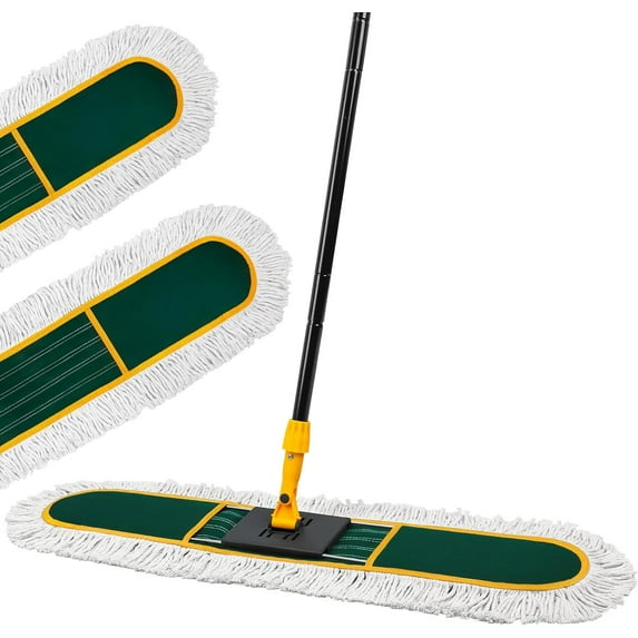 36” Commercial Duster Mops, Extra Large Floor Duster with 2 Replacement ...