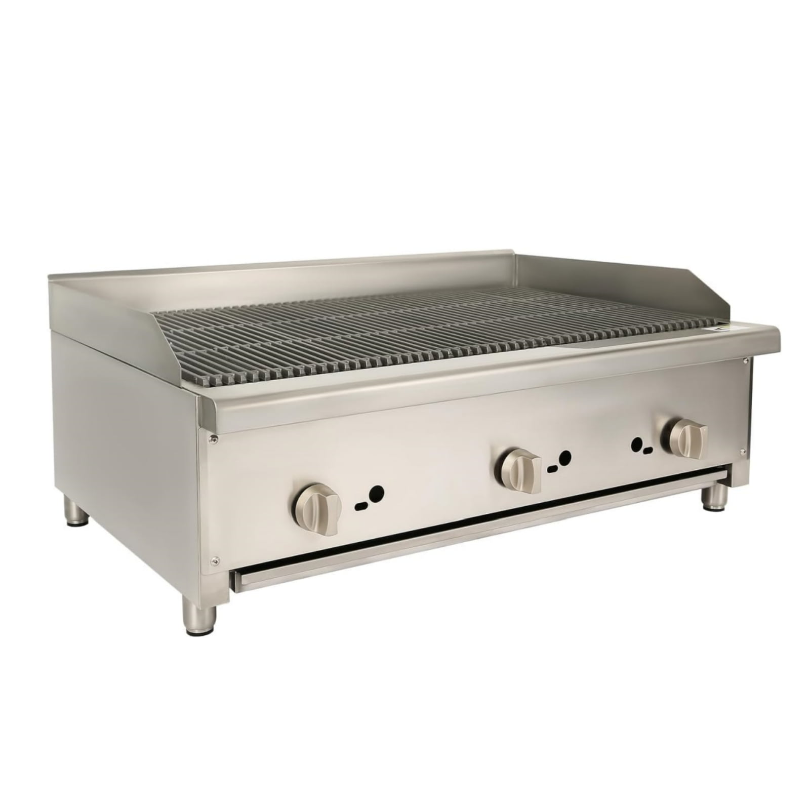 36" Commercial Gas Grill Radiant Charbroiler, Stainless Steel Natural ...