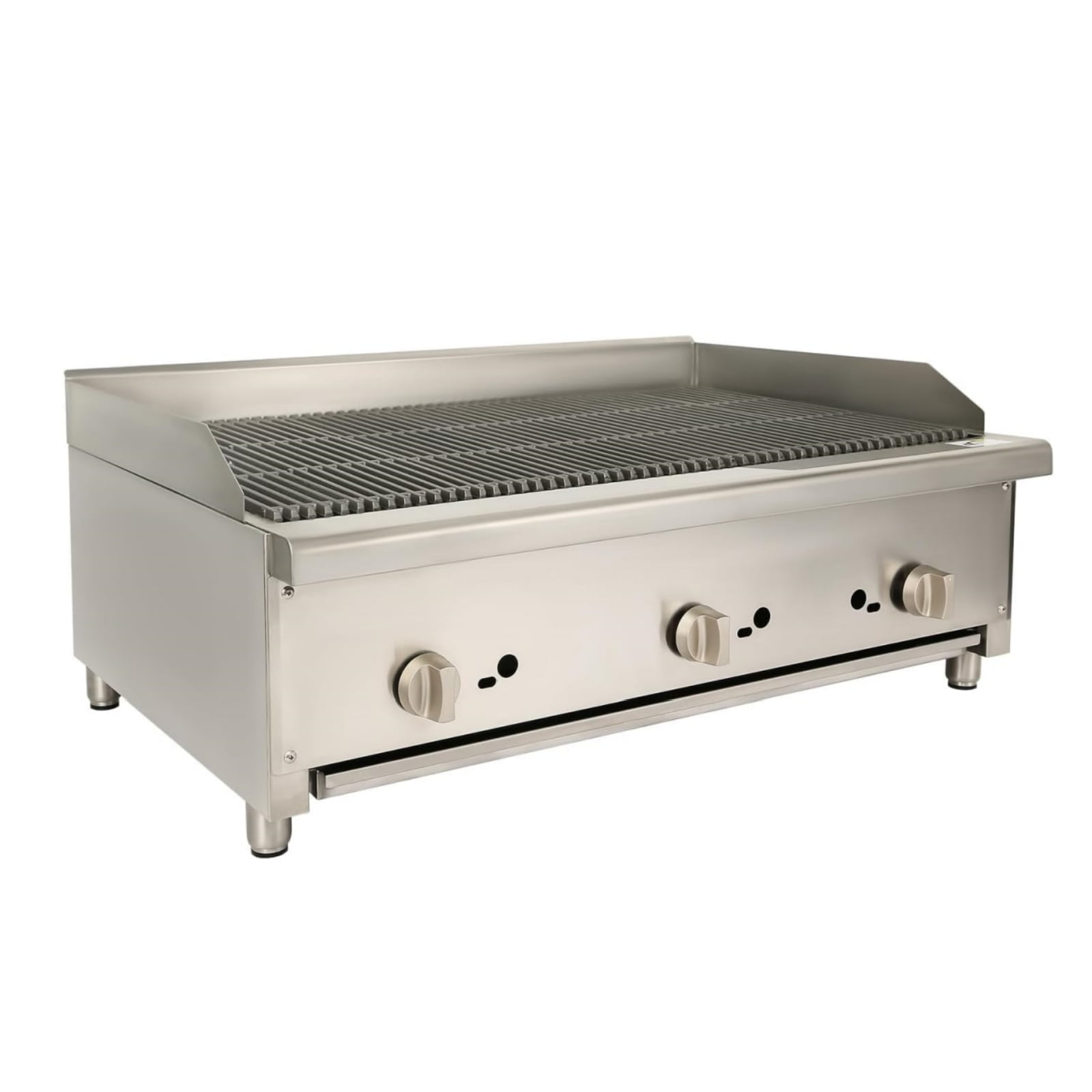 36" Commercial Gas Grill Radiant Charbroiler, Stainless Steel Natural ...