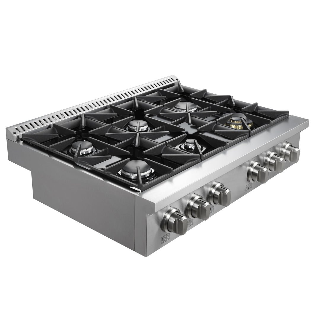 36" Commercial Style Stainless Steel Slide-in Gas Cooktop - Walmart.com