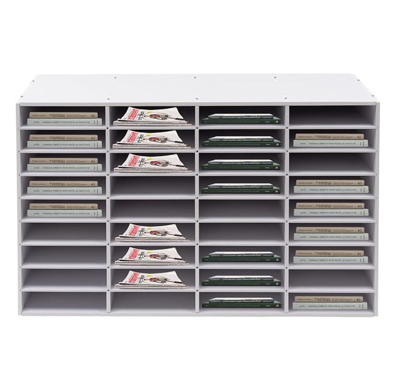 36 Compartment Paper Organizer Storage, Office Organizer for Organize ...