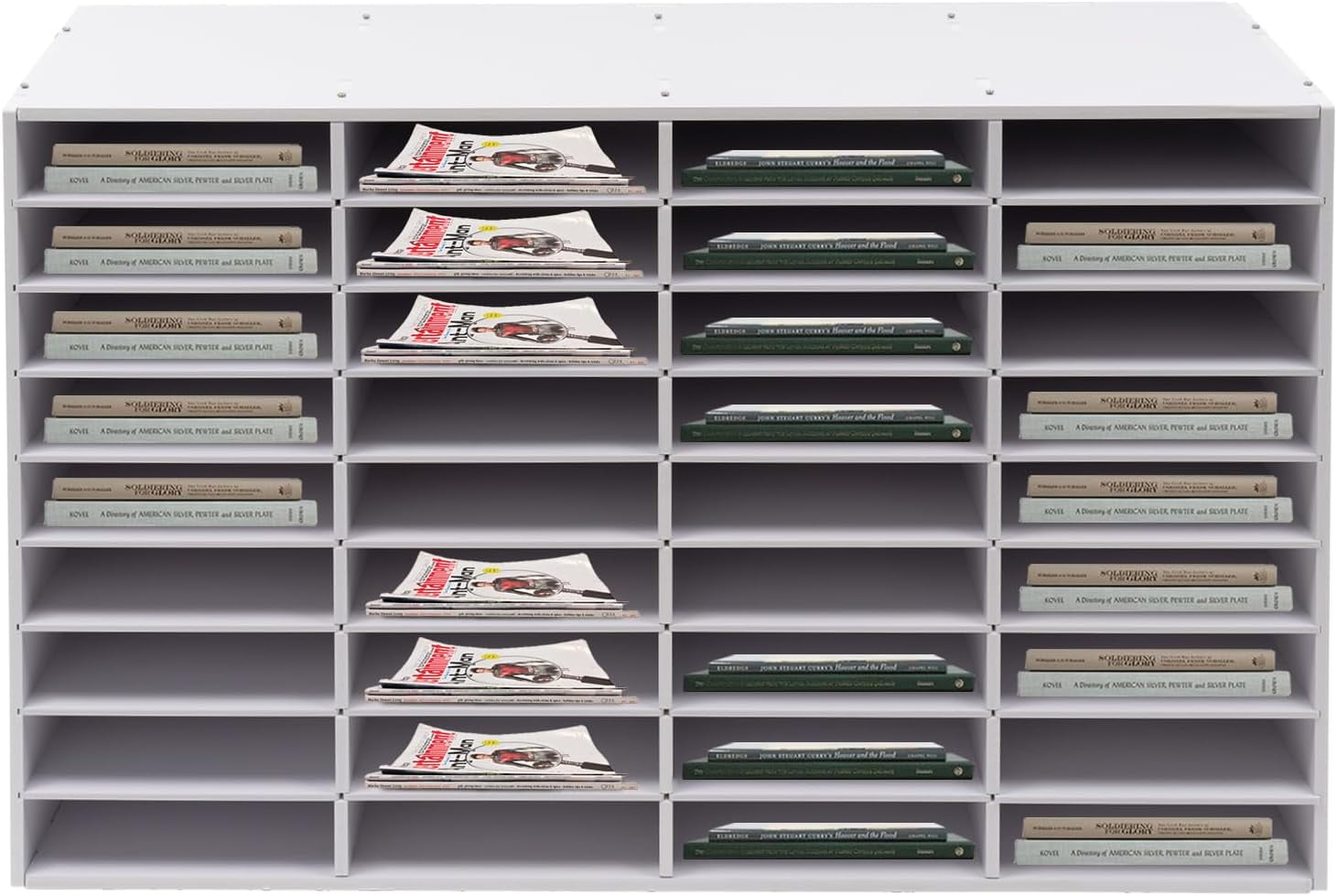 36 Compartment Paper Organizer Storage, Office Organizer for Organize ...