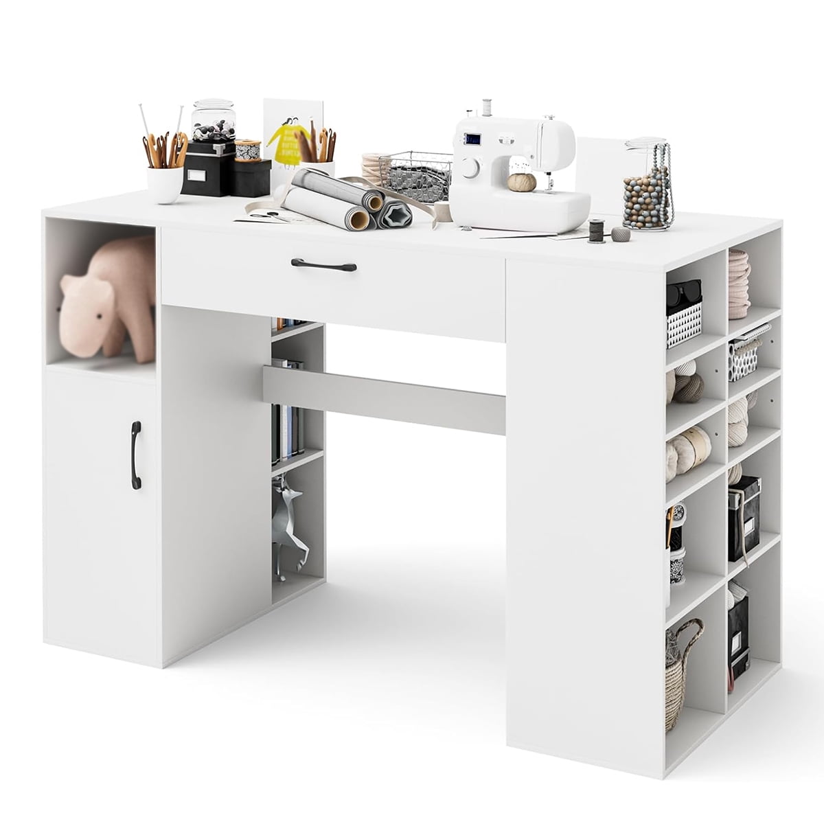 36” Counter Height Sewing Table, Drafting Sewing Desk, Project Center ...