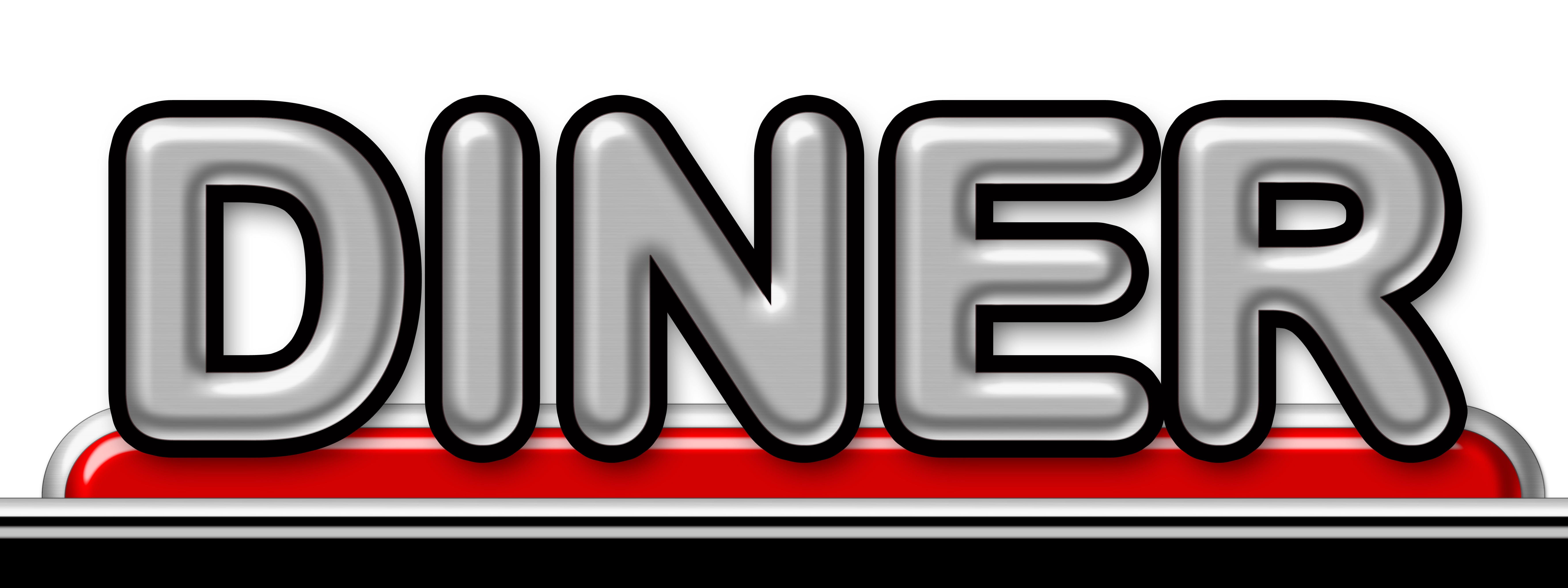 36" DINER DECAL sticker 50s hamburgers jukebox milkshakes floats ...