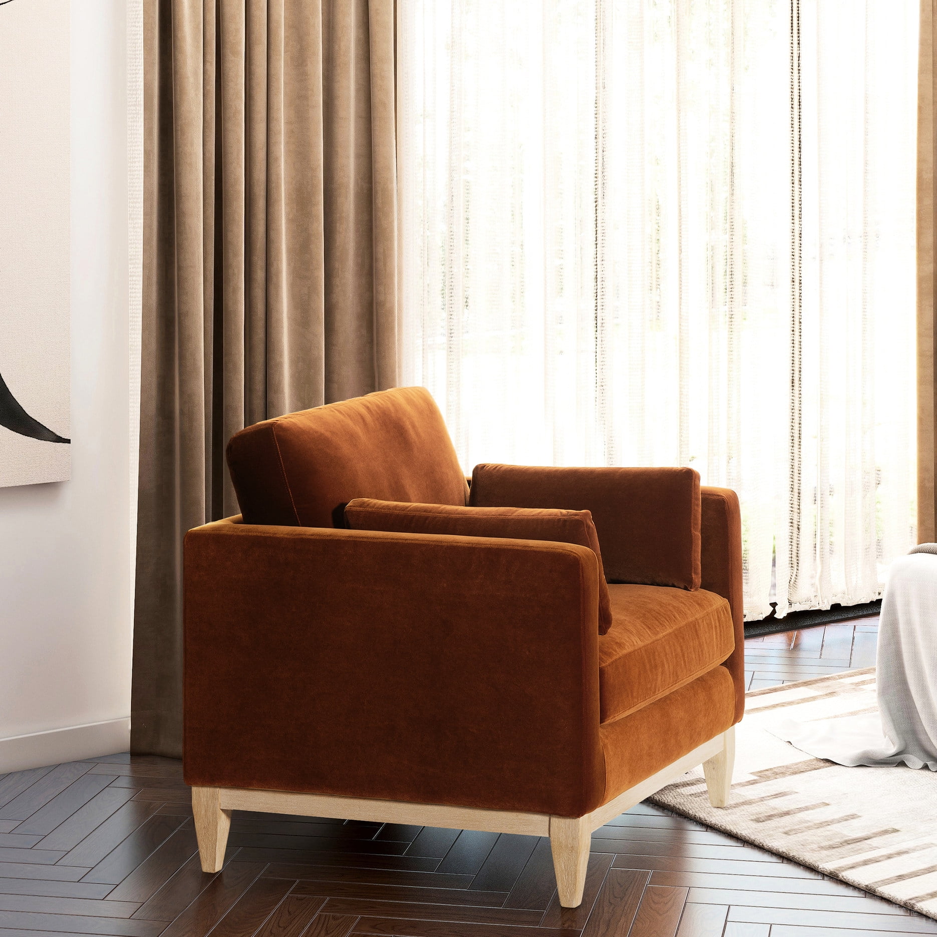 36" Depth, Reversible Back and Arm Cushions, High - Density Foam ...