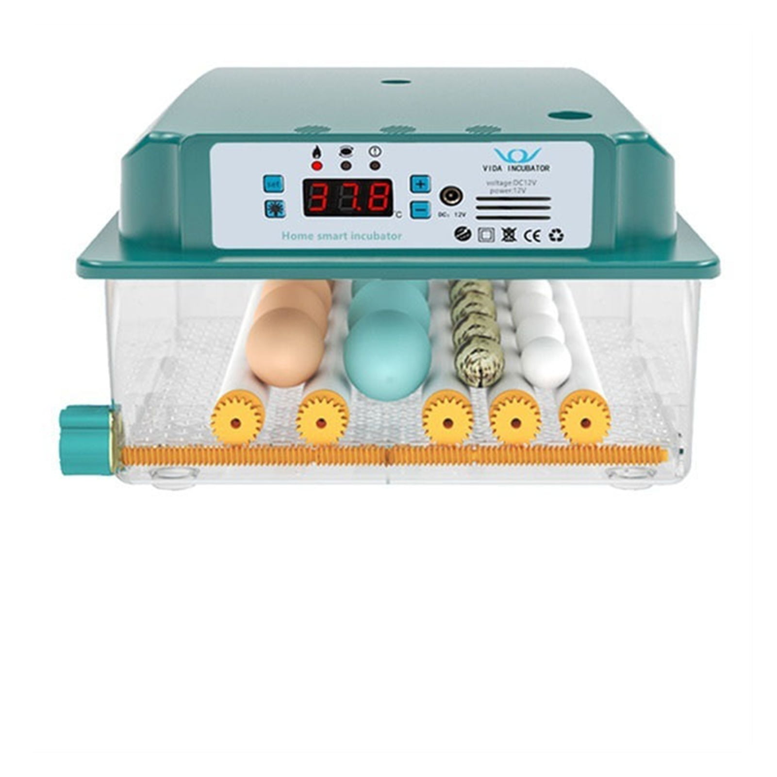 36 Eggs Incubator Eggs Brooder Chicken Fully Automatic Farm Bird Quail Incubator Hatchery ...