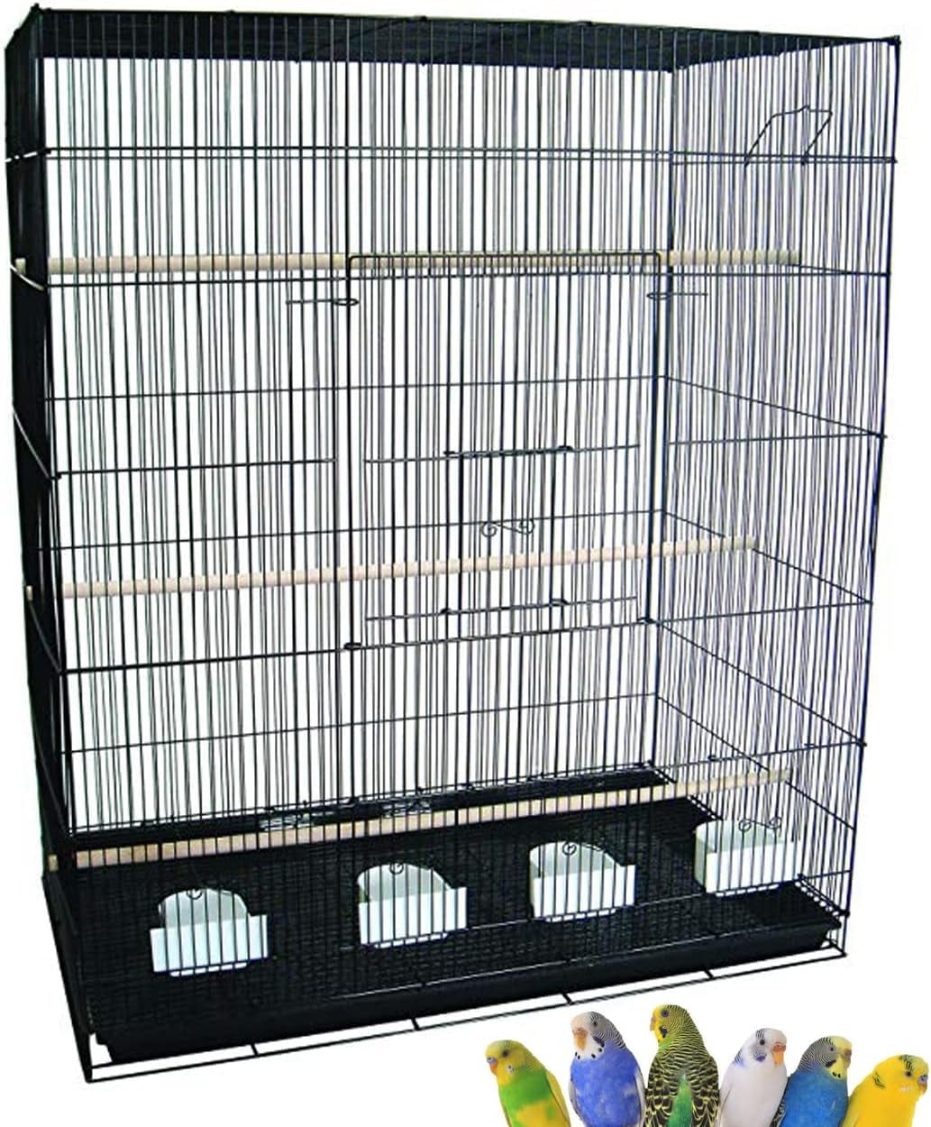 36" Extra Large Multiple Flight Bird Aviaries Budgie Canaries Finches ...