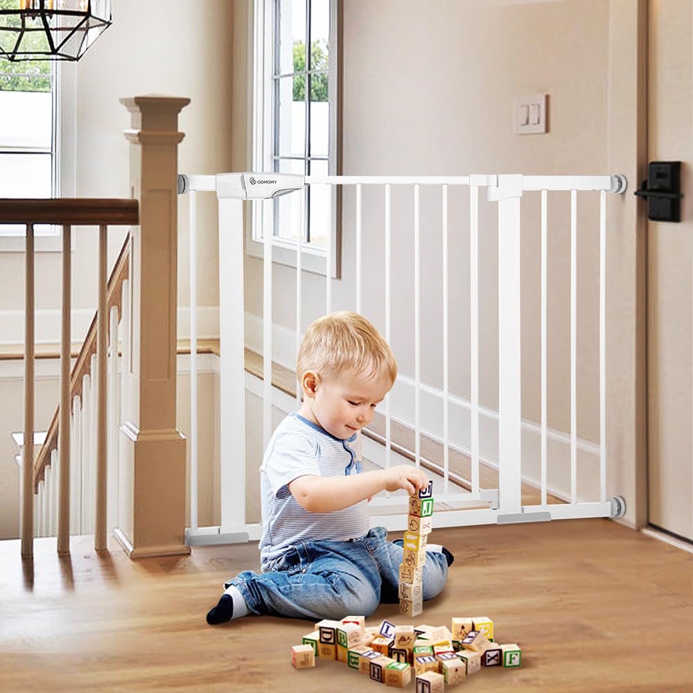 36" Extra Tall Baby Gate for Stairs and Doorways - Fits 29.5" to 48.8 ...