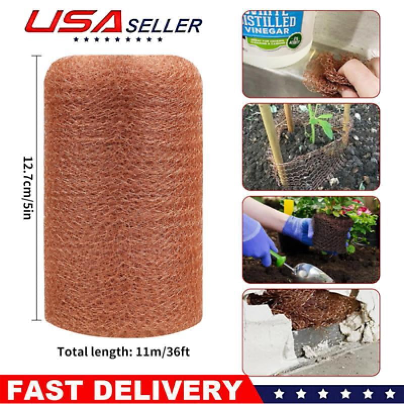 36 Feet Copper Mesh Rodent Pest Control, Fine Wire Mesh for Rat Insect ...