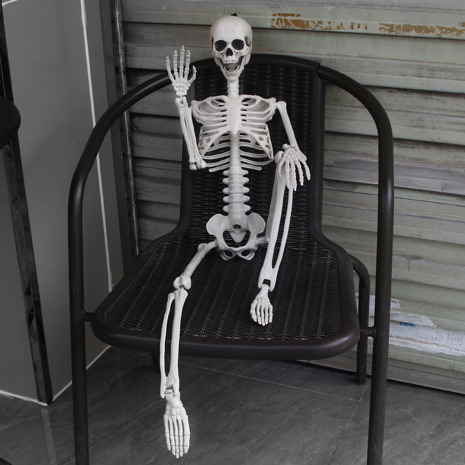 36” Full Body Posable Joints Skeleton Realistic Hanging Props for ...