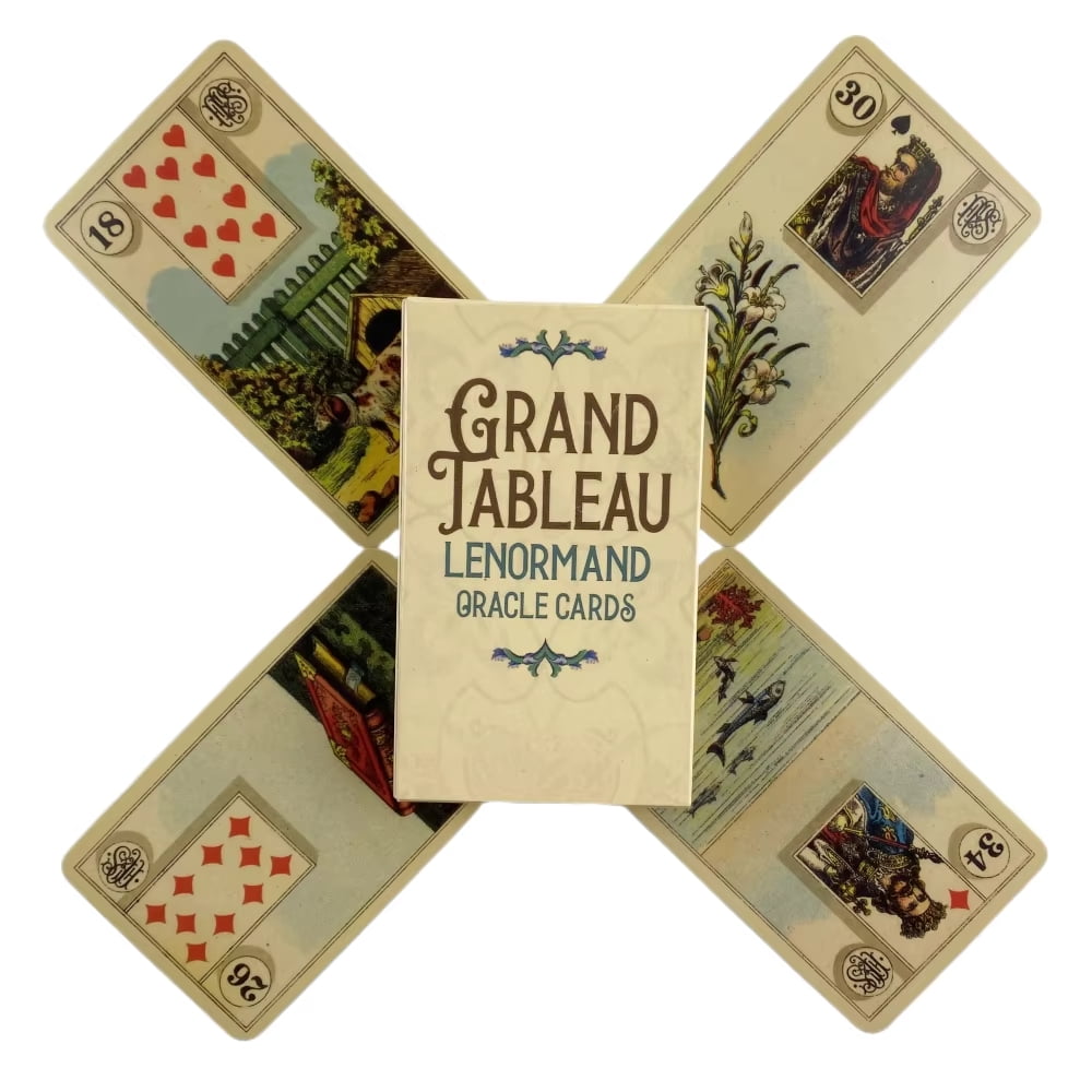36 Full-Color ArtGame Card Divination Tarot Tableau Grand Tableau ...
