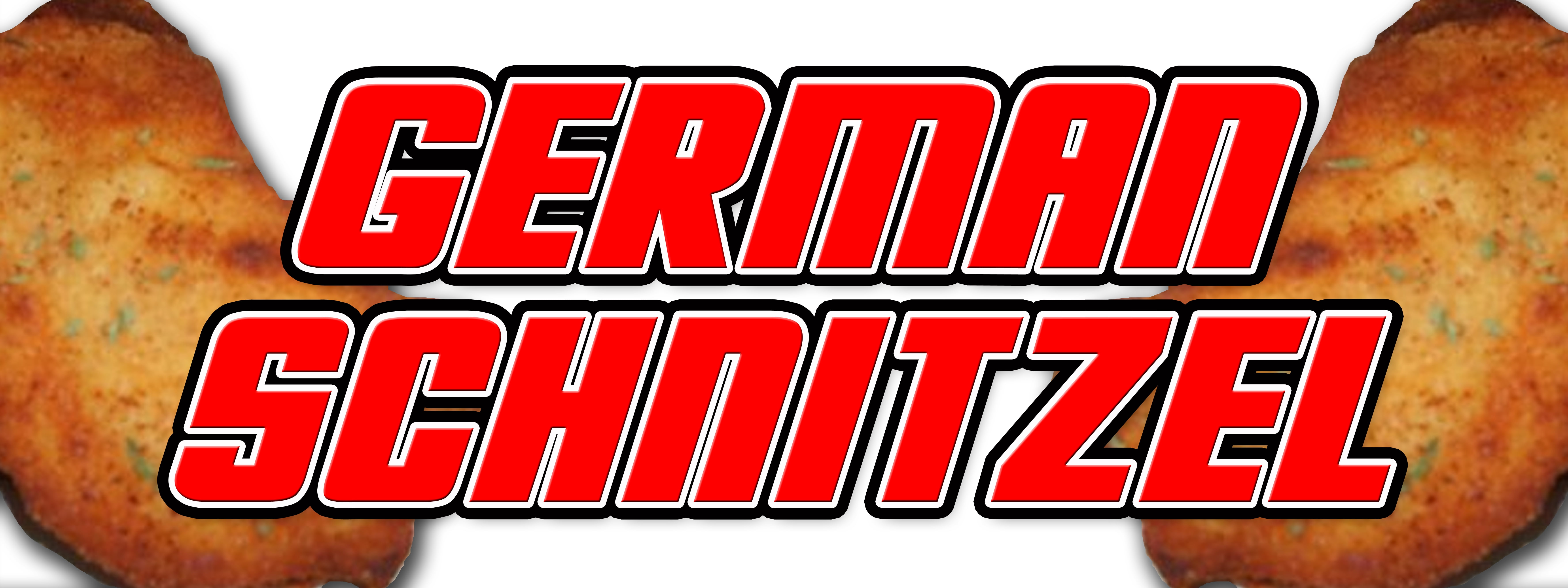 36" GERMAN SCHNITZEL DECAL sticker wiener cooking sausage homemade ...