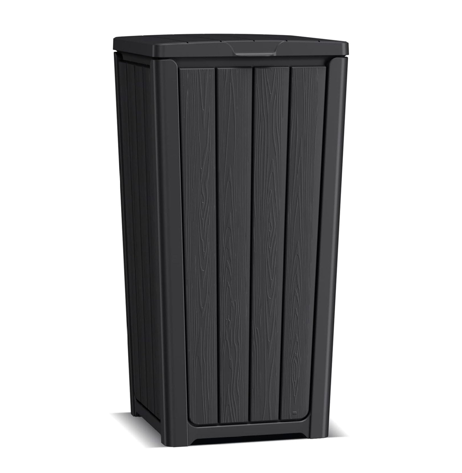 36 Gallon Kitchen Trash Can with Lid,Outdoor Waterproof Resin Waste Bin,Lightweight,Sturdy ...