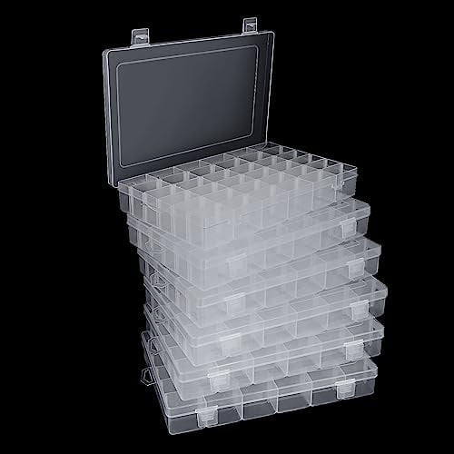 36 Grids Plastic Organizer Box with Dividers - 36 Compartment Organizer ...