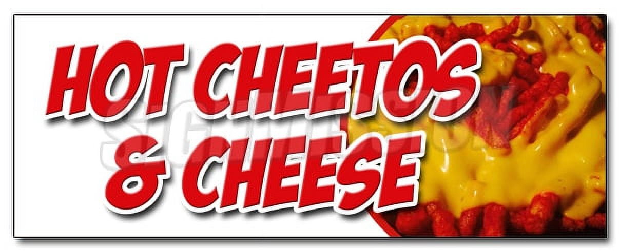 36" HOT CHEETOS & CHEESE DECAL sticker melted mexican chili tex mex ...