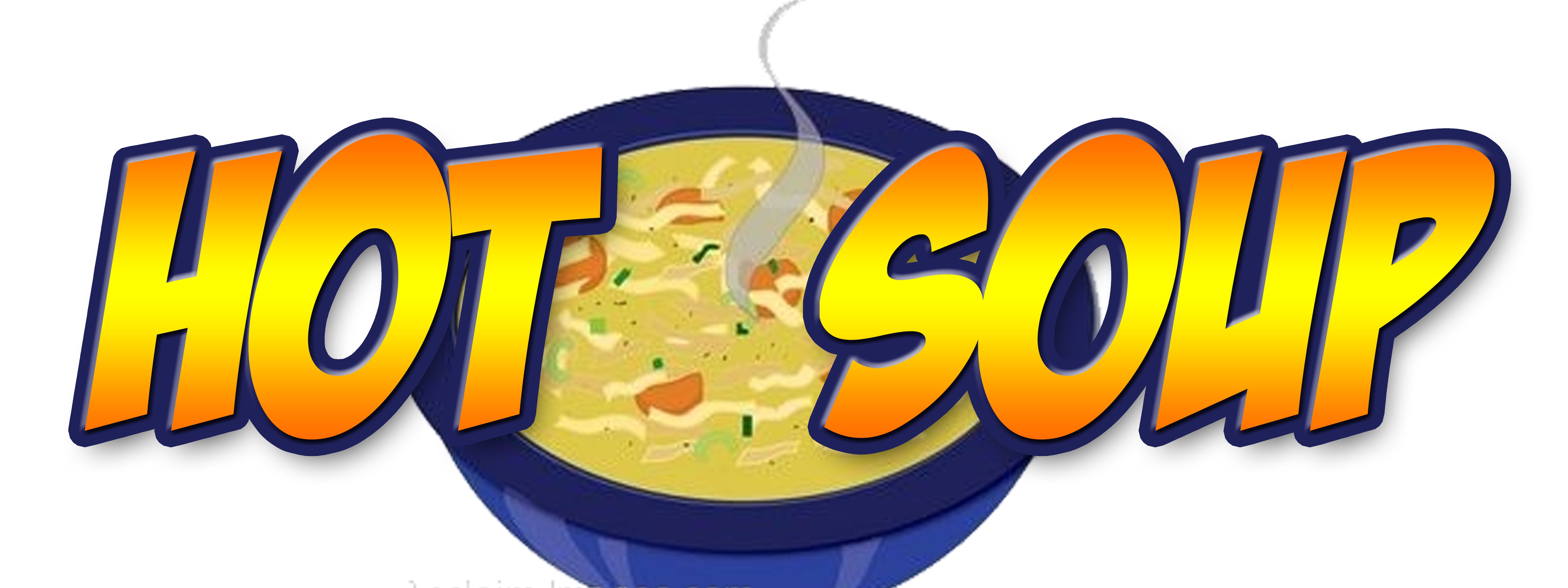 36" HOT SOUP DECAL sticker restaurant cafe food - Walmart.com