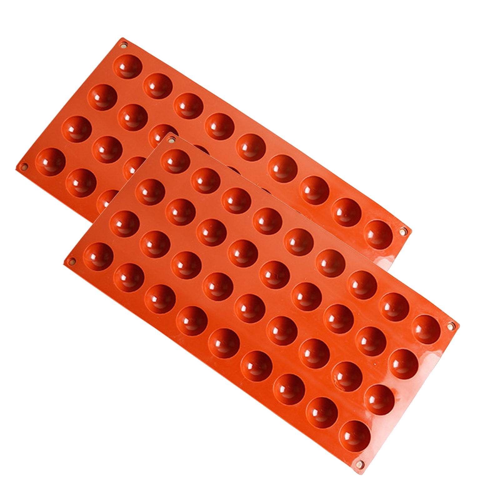 36 Holes Medium Semi Sphere Silicone Molds, 2 Packs Half Sphere ...
