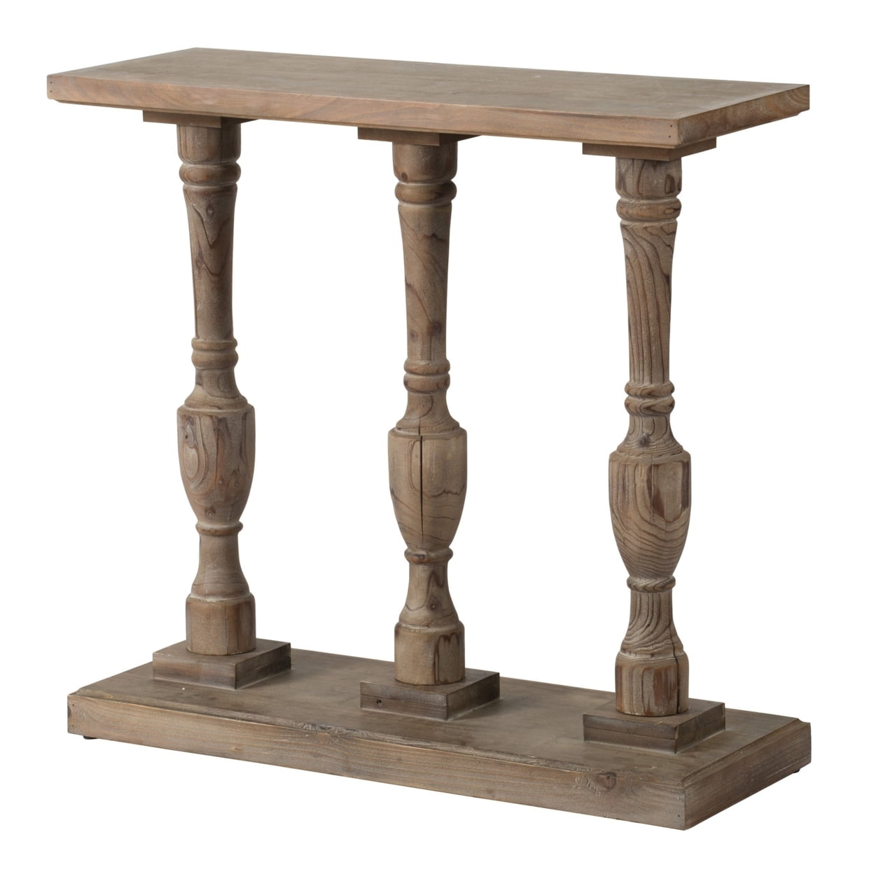 Saltoro Sherpi 36 Inch Long Accent Entryway Console Table, Fir Wood ...