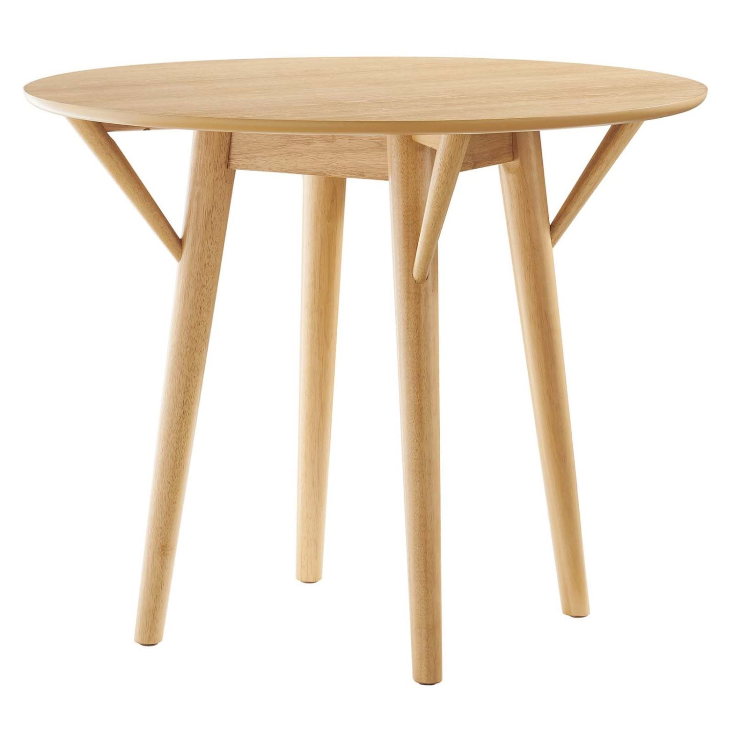 36 Inch Dining Table, Brown Oak, Wood, Kitchen Cafe Bistro Hospitality ...