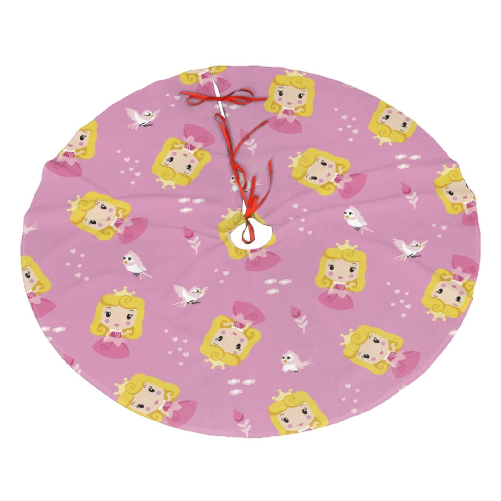 36 Inch Disney Princess Christmas Tree Skirt,Christmas Tree Mat Rustic ...