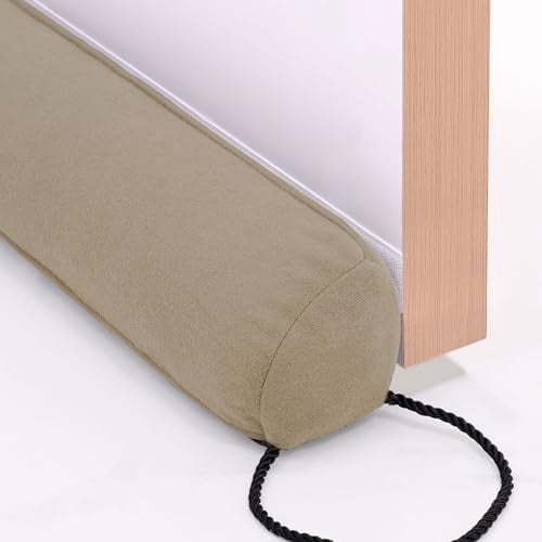 36 Inch Door Draft Stopper, Blocks Hot Cold Air with Removable Washable ...