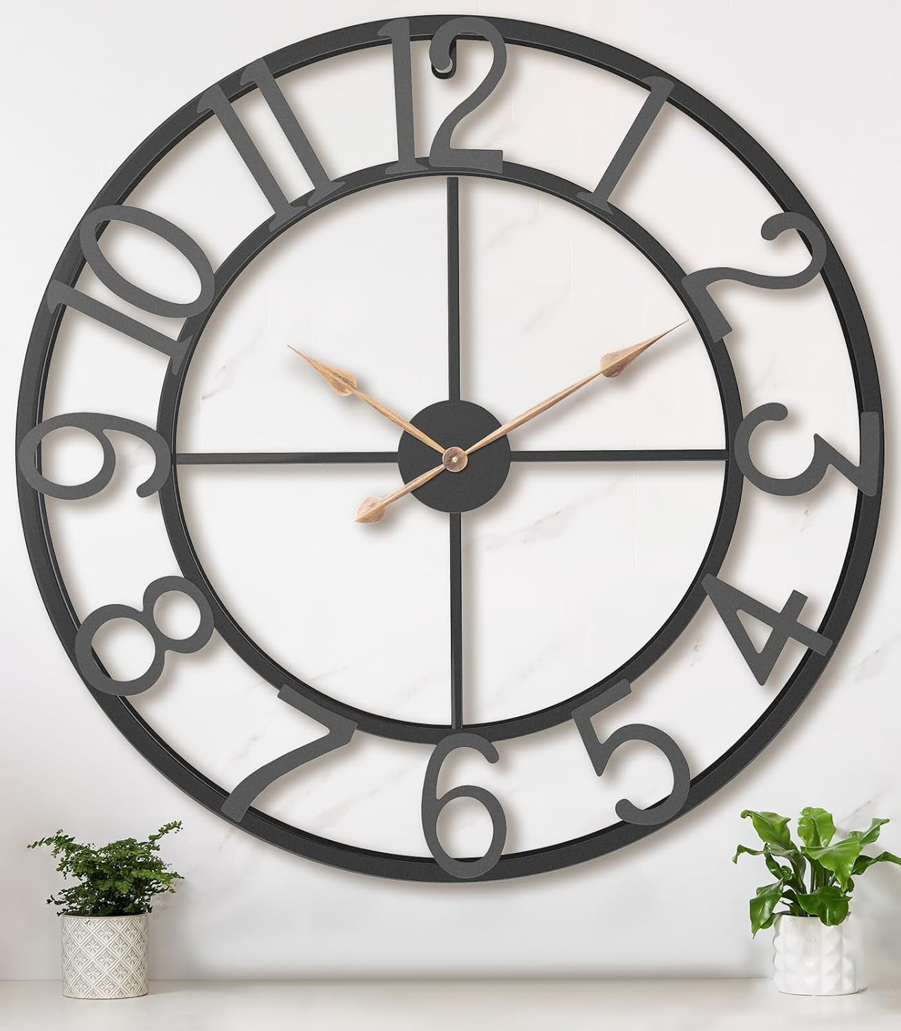36 Inch Extra Oversized Large Giant Modern Decorative Wall Clock ...