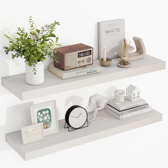 36 Inch Floating Shelves, 36"x9.25"x1.5" Inch Deep Floating Shelves for ...